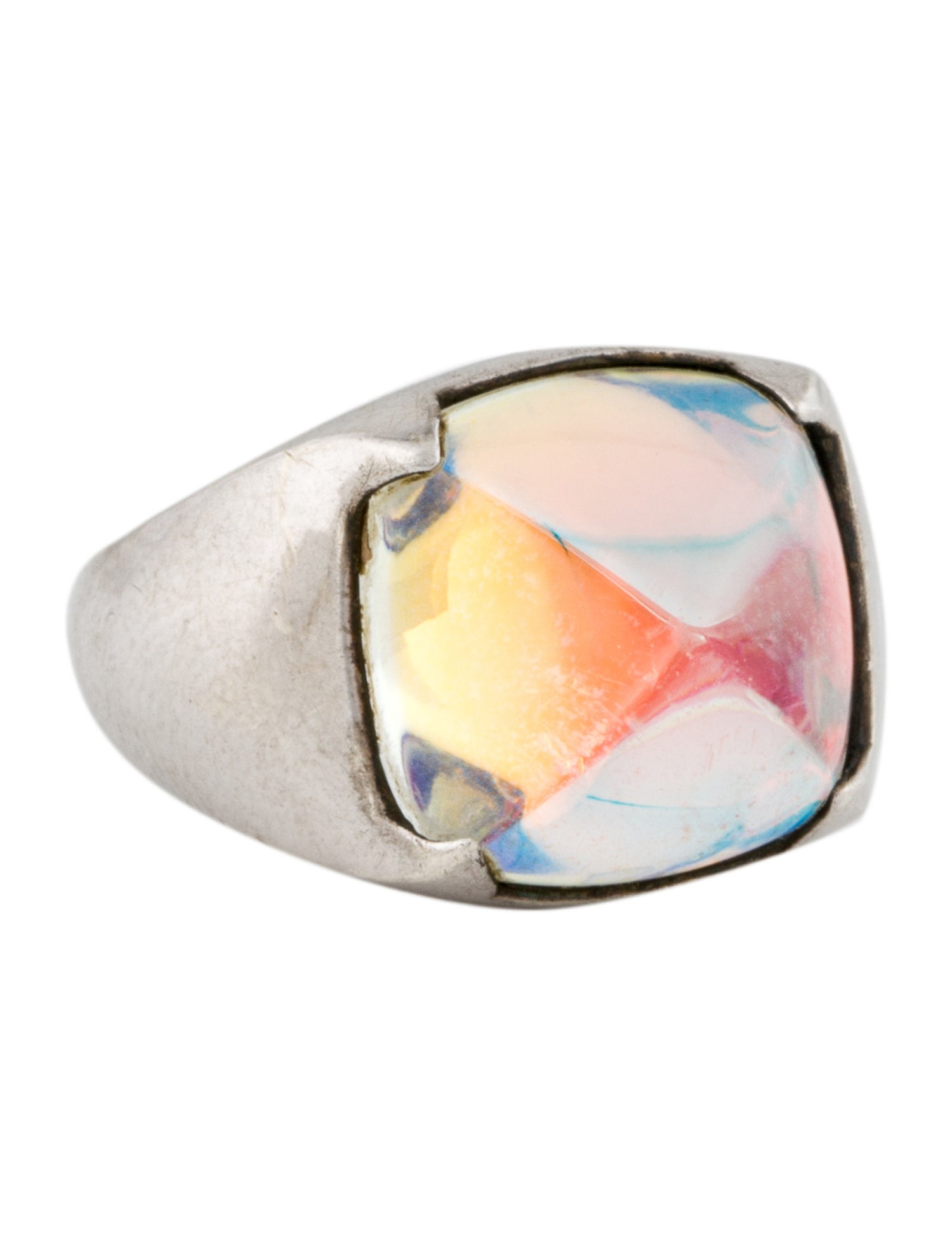 Baccarat Crystal Medicis Cocktail Ring - Sterling Silver Cocktail Ring ...