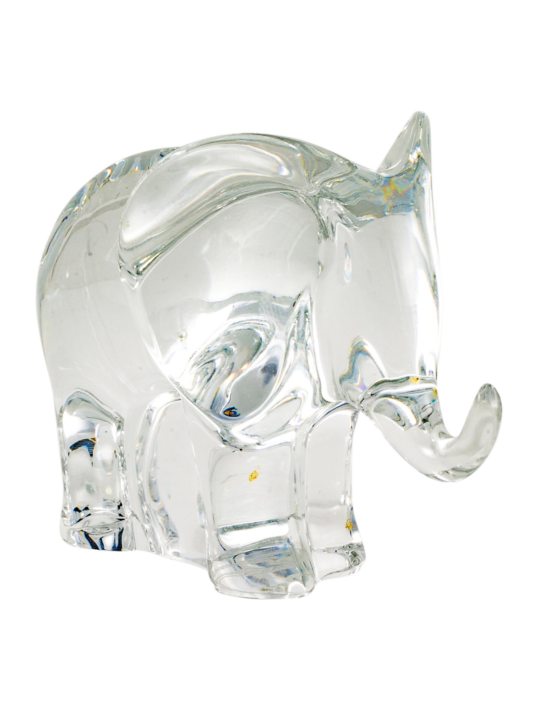 Baccarat x Loet Vanderveen Crystal Elephant - Clear Decorative Accents ...