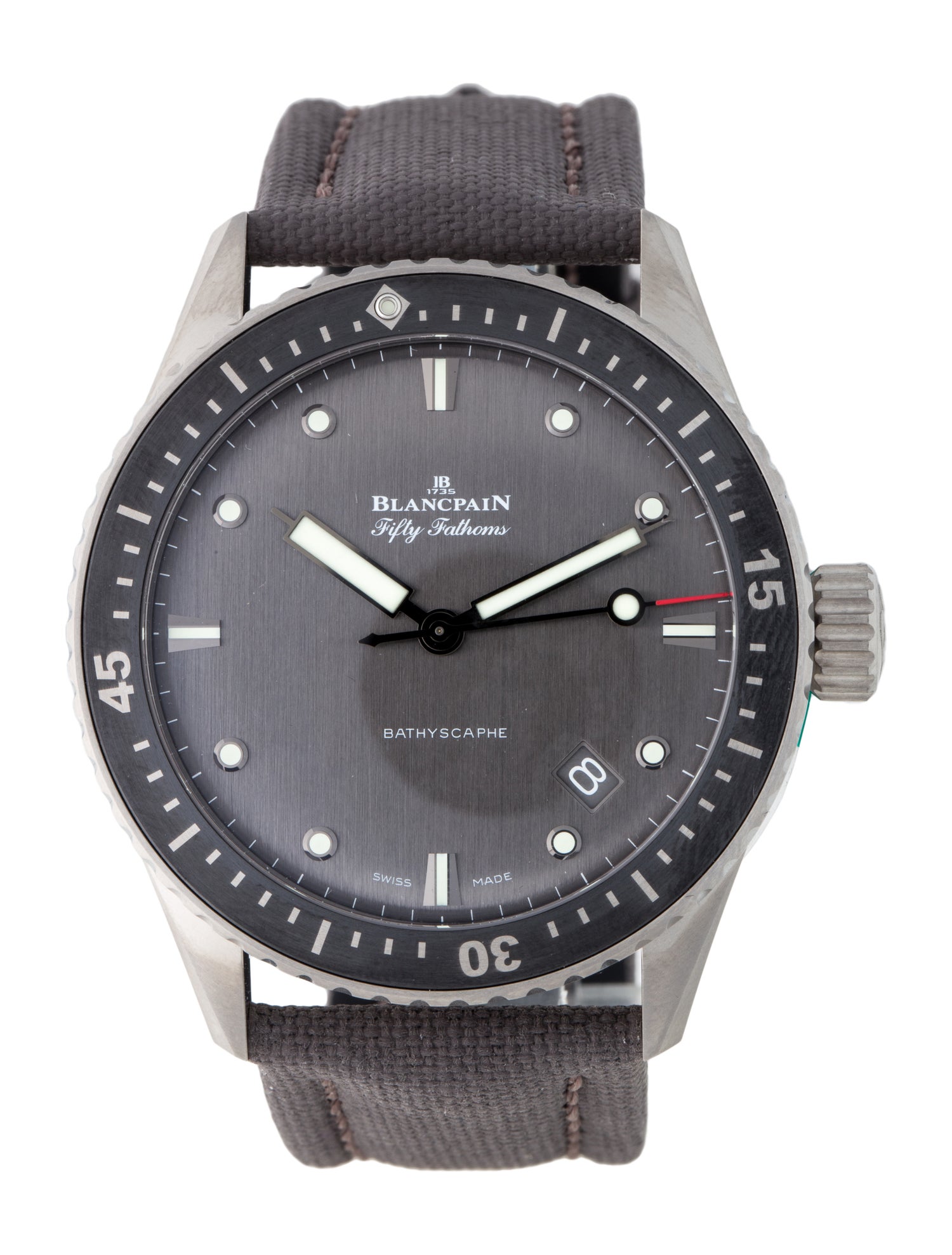 Blancpain Fifty Fathoms Bathyscaphe Watch - 5000 1210 98S | The RealReal