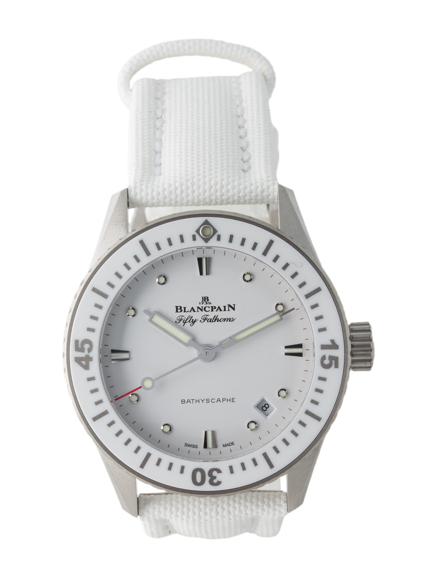 Blancpain Fifty Fathoms Bathyscaphe Watch - 5100 1127 W52A | The RealReal