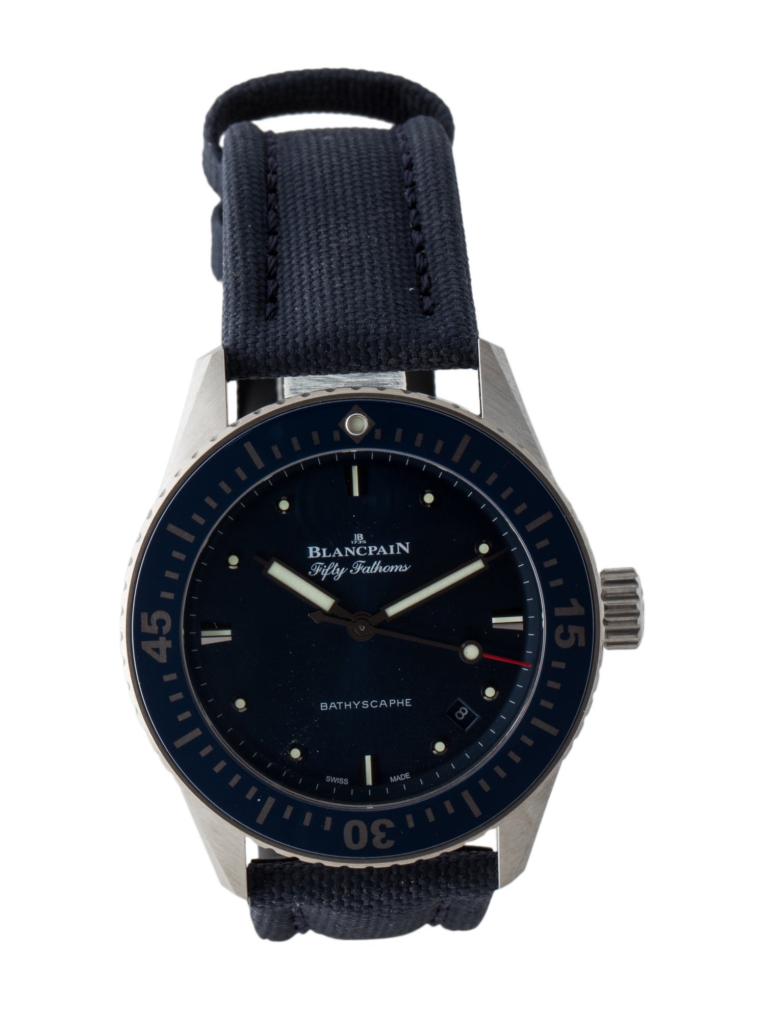 Blancpain Fifty Fathoms Bathyscaphe Watch - 5100 1140 O52A | The RealReal