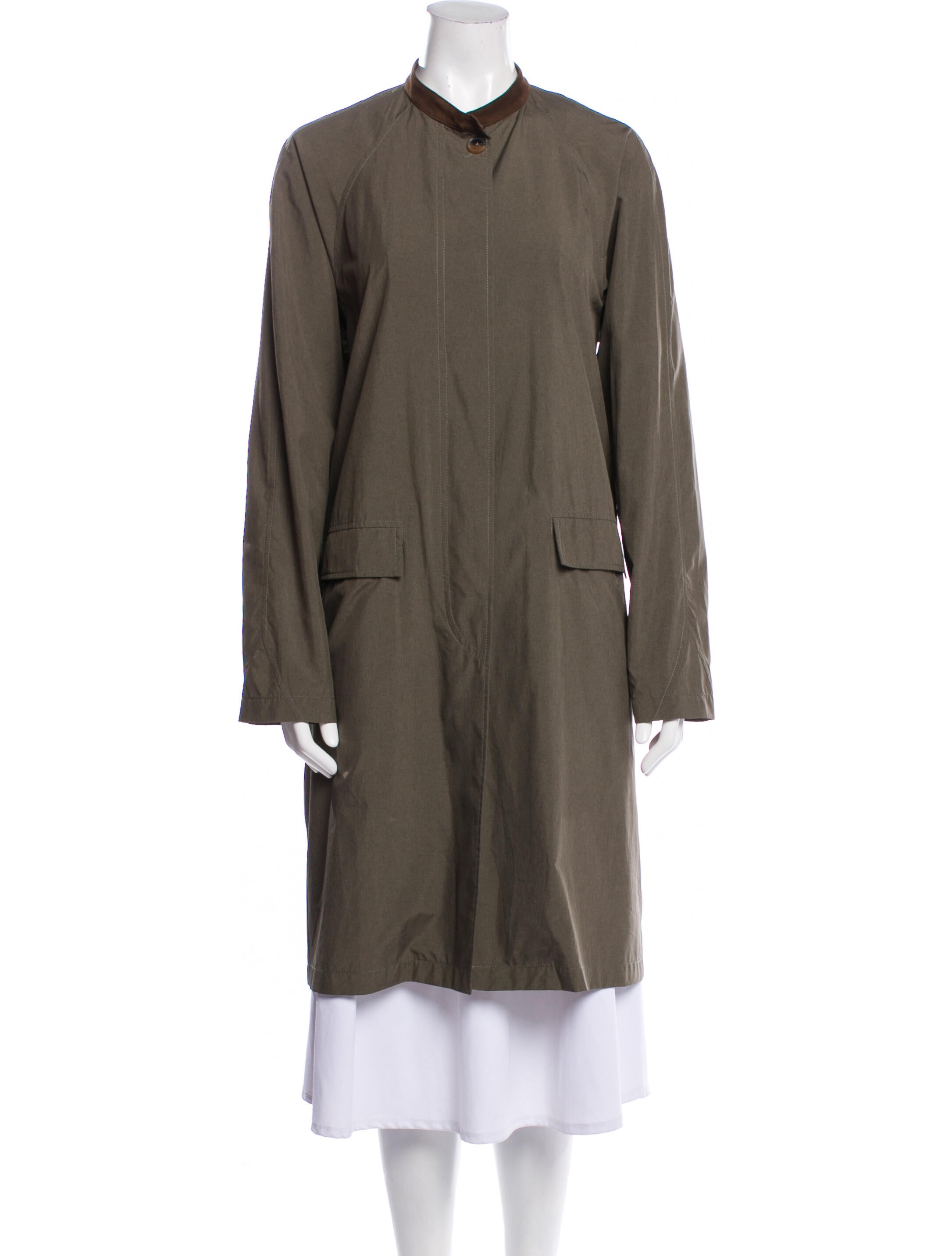 Billy Reid Trench Coat - Green Coats, Clothing - BDR25295 | The RealReal