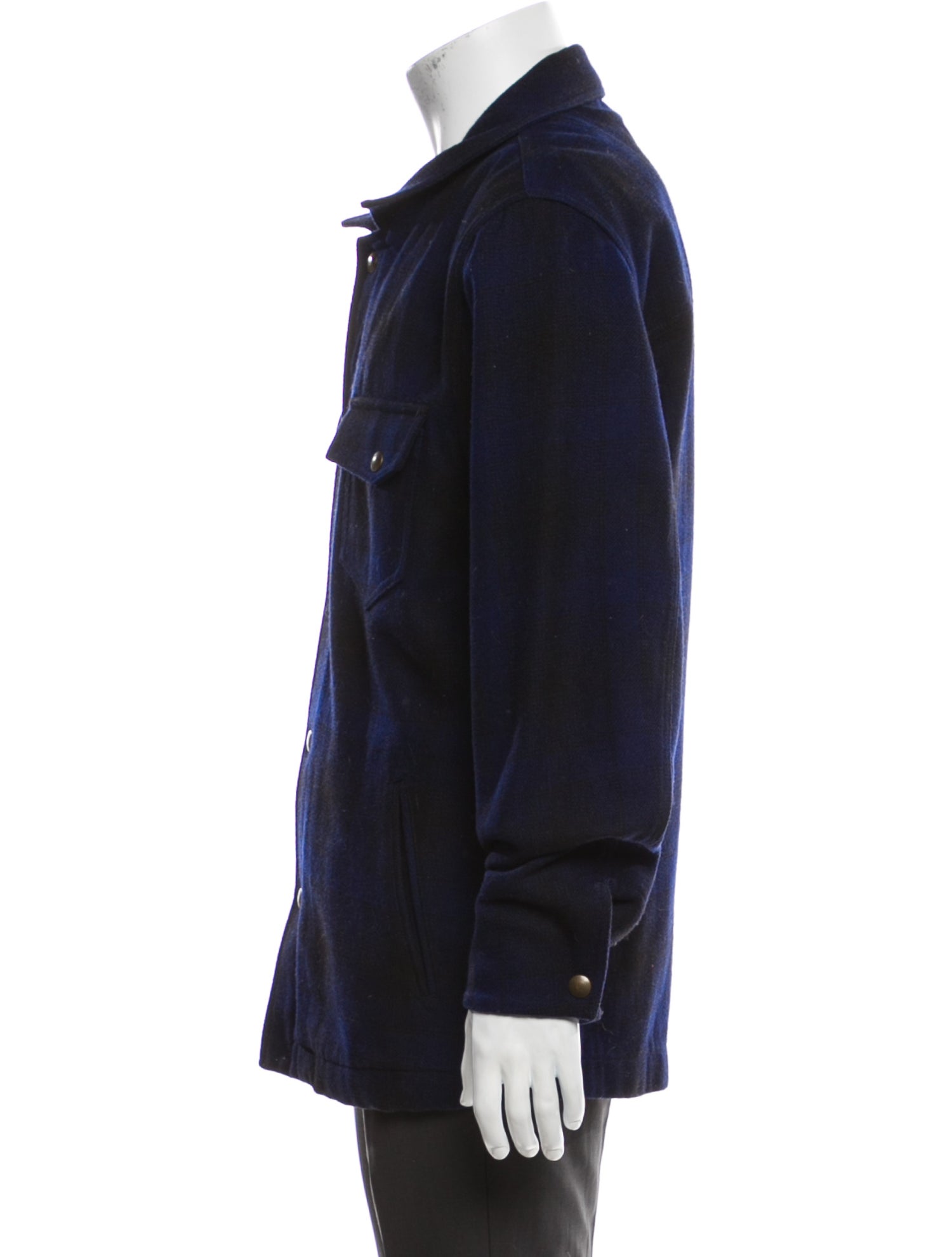 Billy Reid Trucker Jacket - Blue Outerwear, Clothing - BDR26507 | The ...