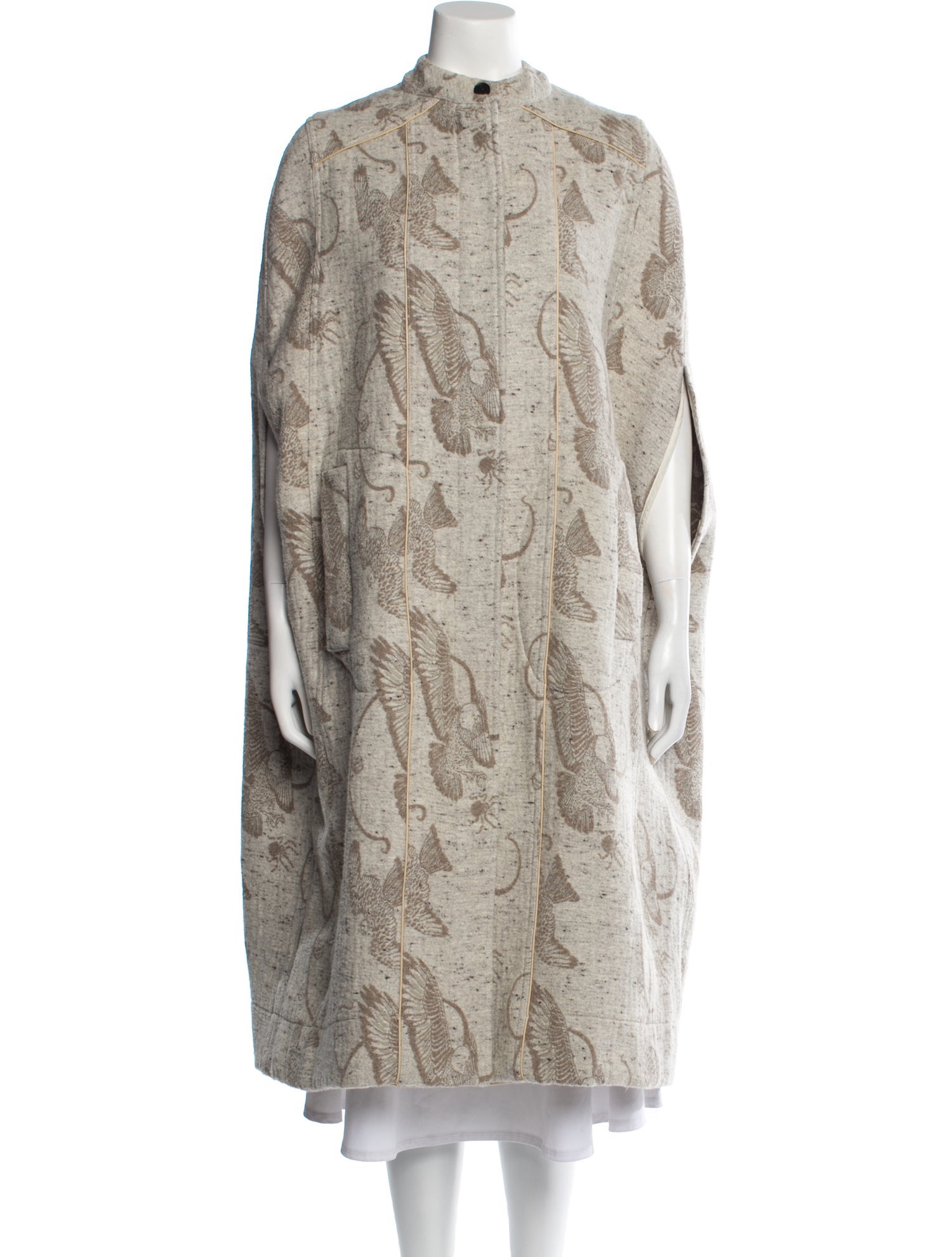 Billy Reid Printed Coat - Neutrals Coats, Clothing - BDR26880 | The ...