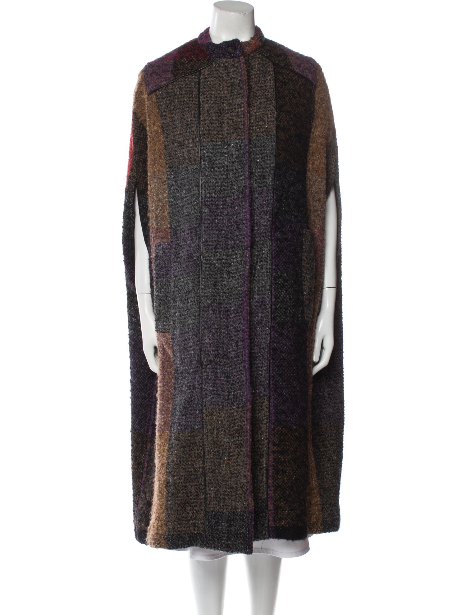 Billy Reid Colorblock Pattern Coat - Grey Coats, Clothing - BDR26892 ...