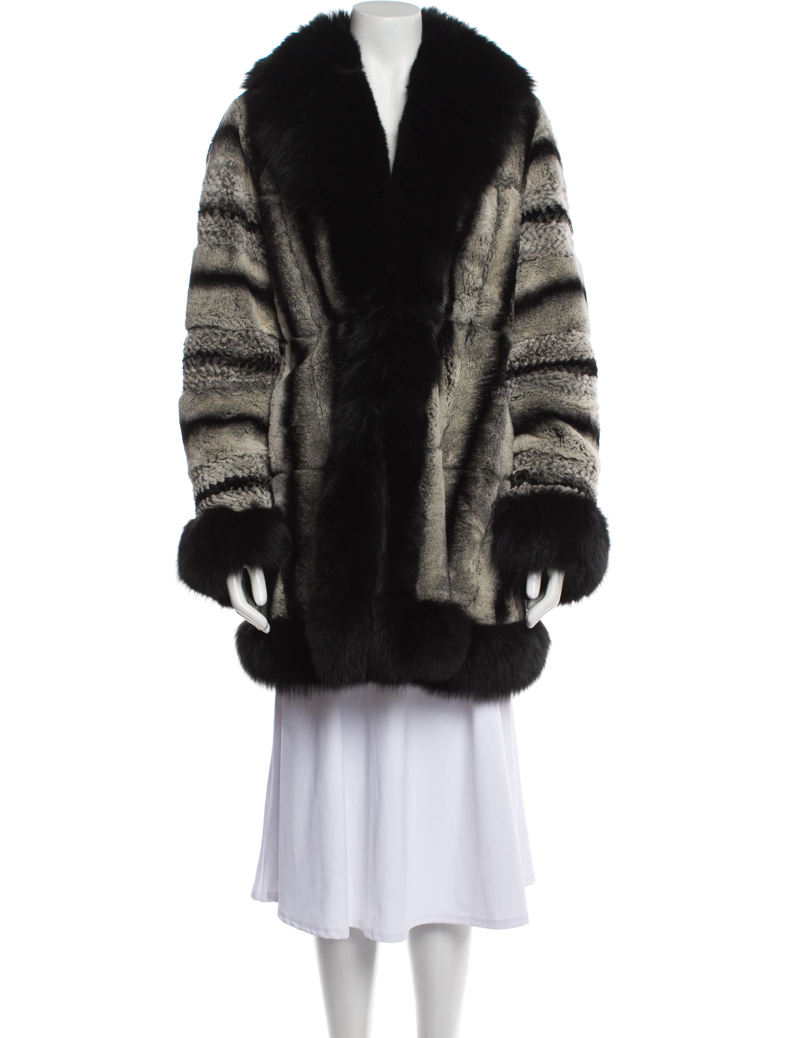 Belle Fare Fur Coat - Grey Coats, Clothing - BELLF20811 | The RealReal