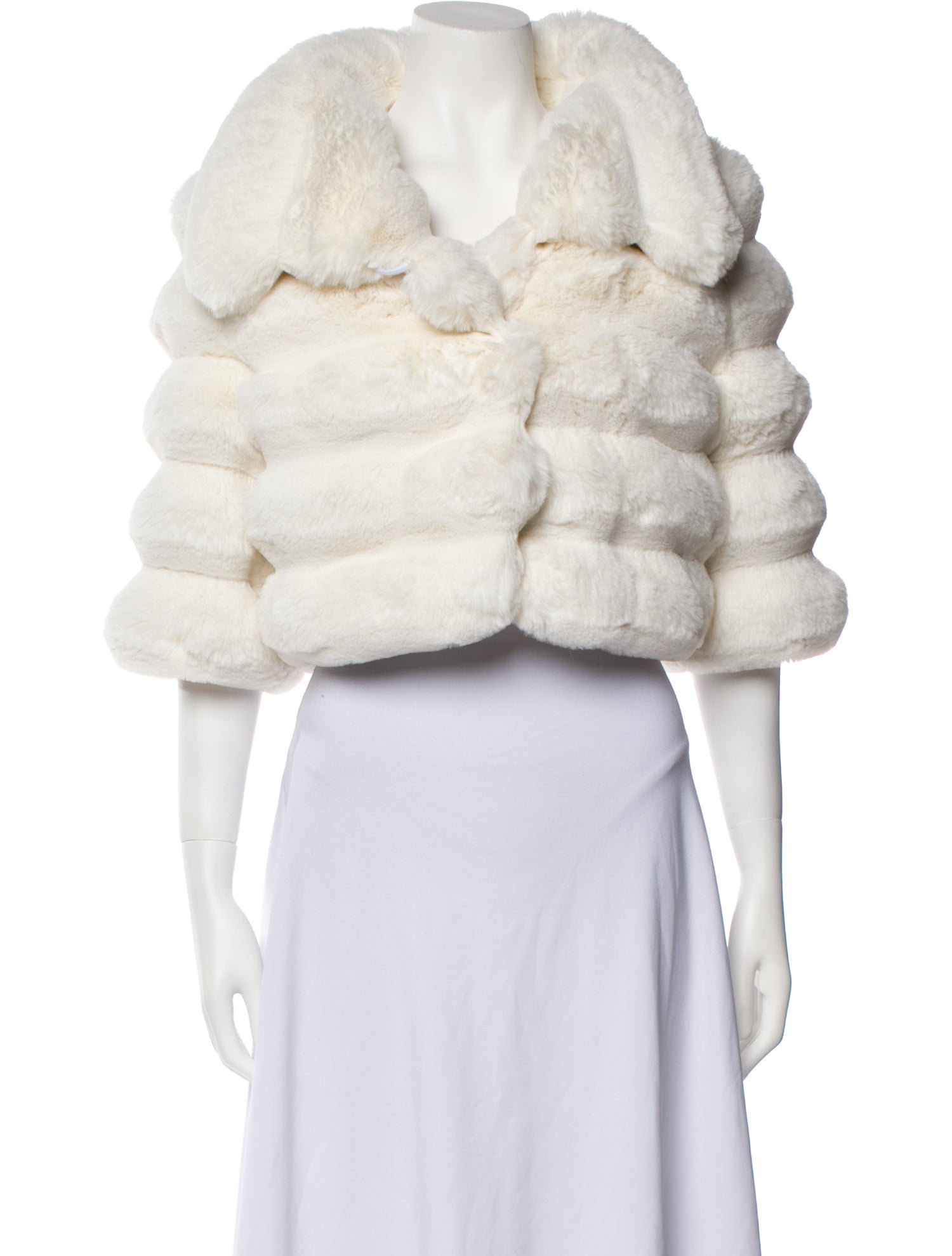 Belle Fare Faux Fur Jacket - Neutrals Jackets, Clothing - BELLF21319 ...