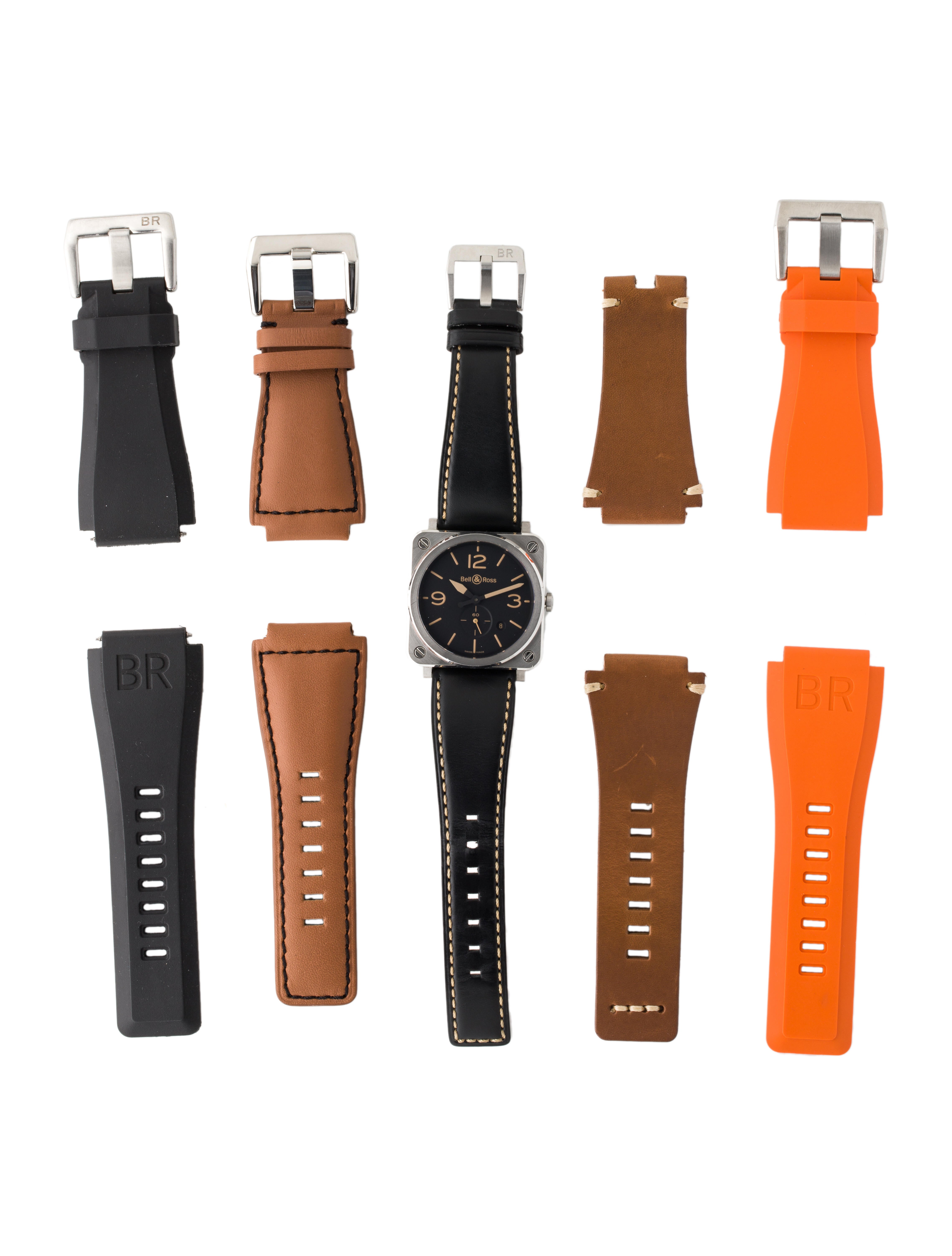 Bell & Ross Heritage Watch - BRS-64-S // BRS-HERI-ST/SCA | The RealReal