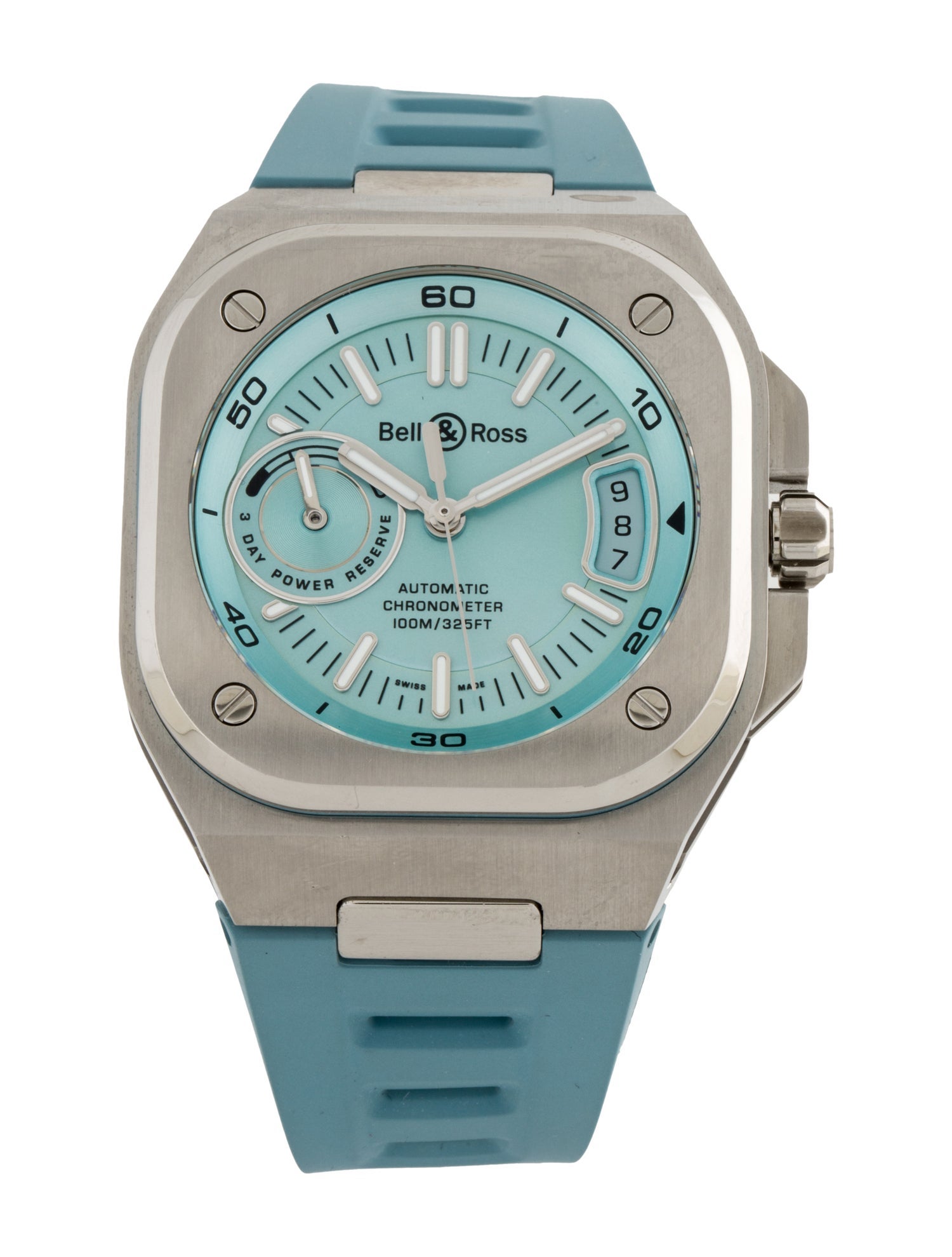 Bell & Ross BR-X5 Ice Blue Watch - BRX5R-IB-ST/SST | The RealReal