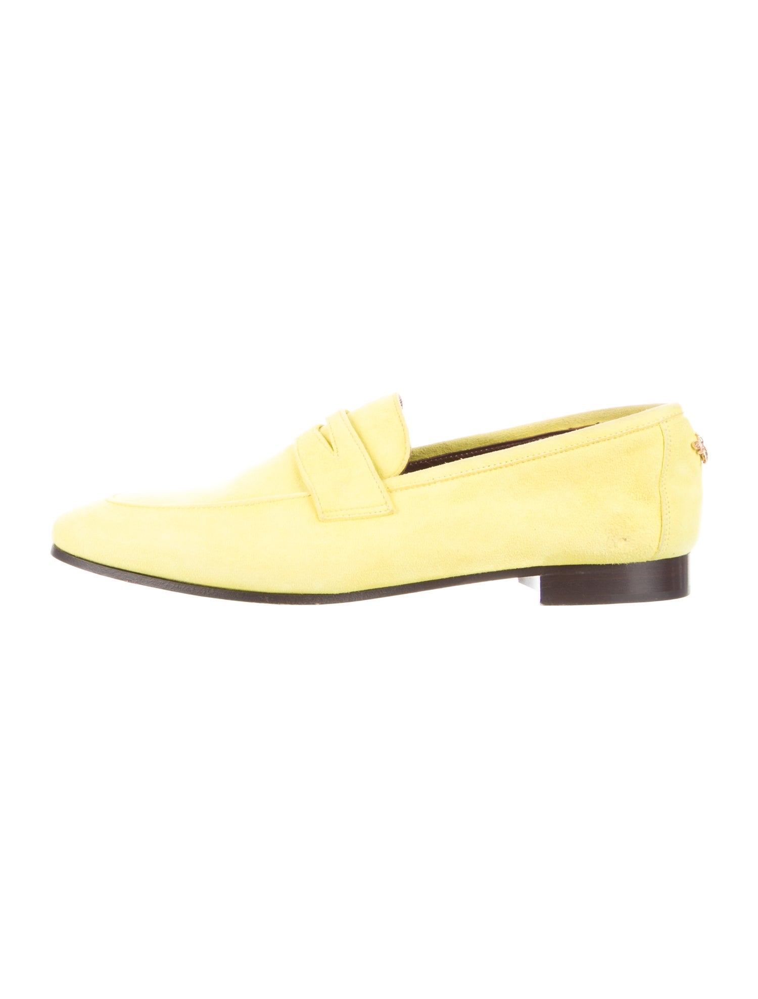 Bougeotte Suede Loafers - Yellow Flats, Shoes - BGHYU20565 | The RealReal