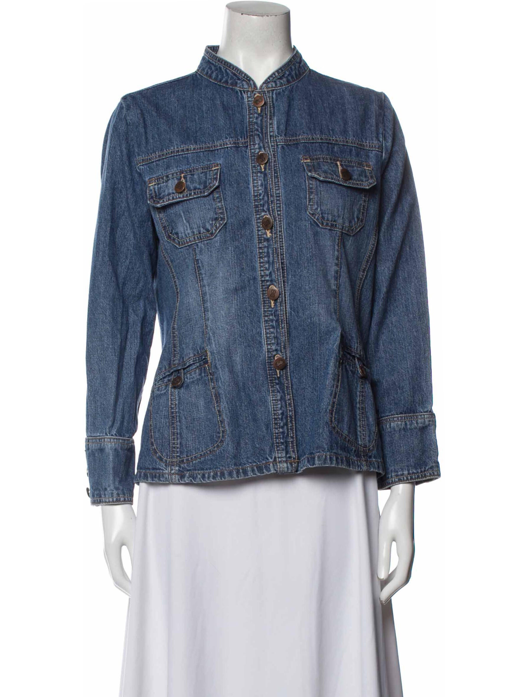 Bill Blass Denim Jacket - Blue Jackets, Clothing - BIL27623 | The RealReal