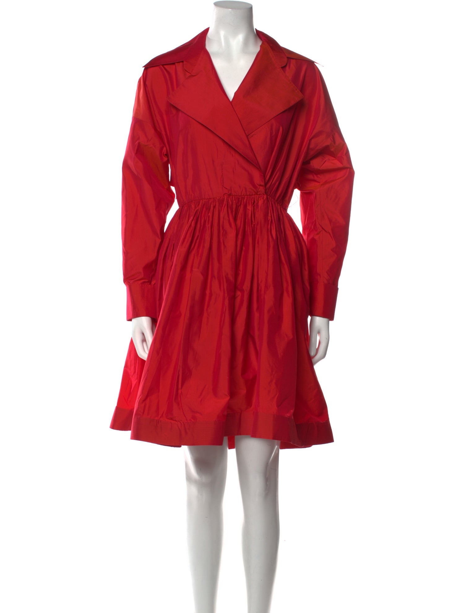 Bill Blass Silk Mini Dress - Red Dresses, Clothing - BIL29107 | The ...