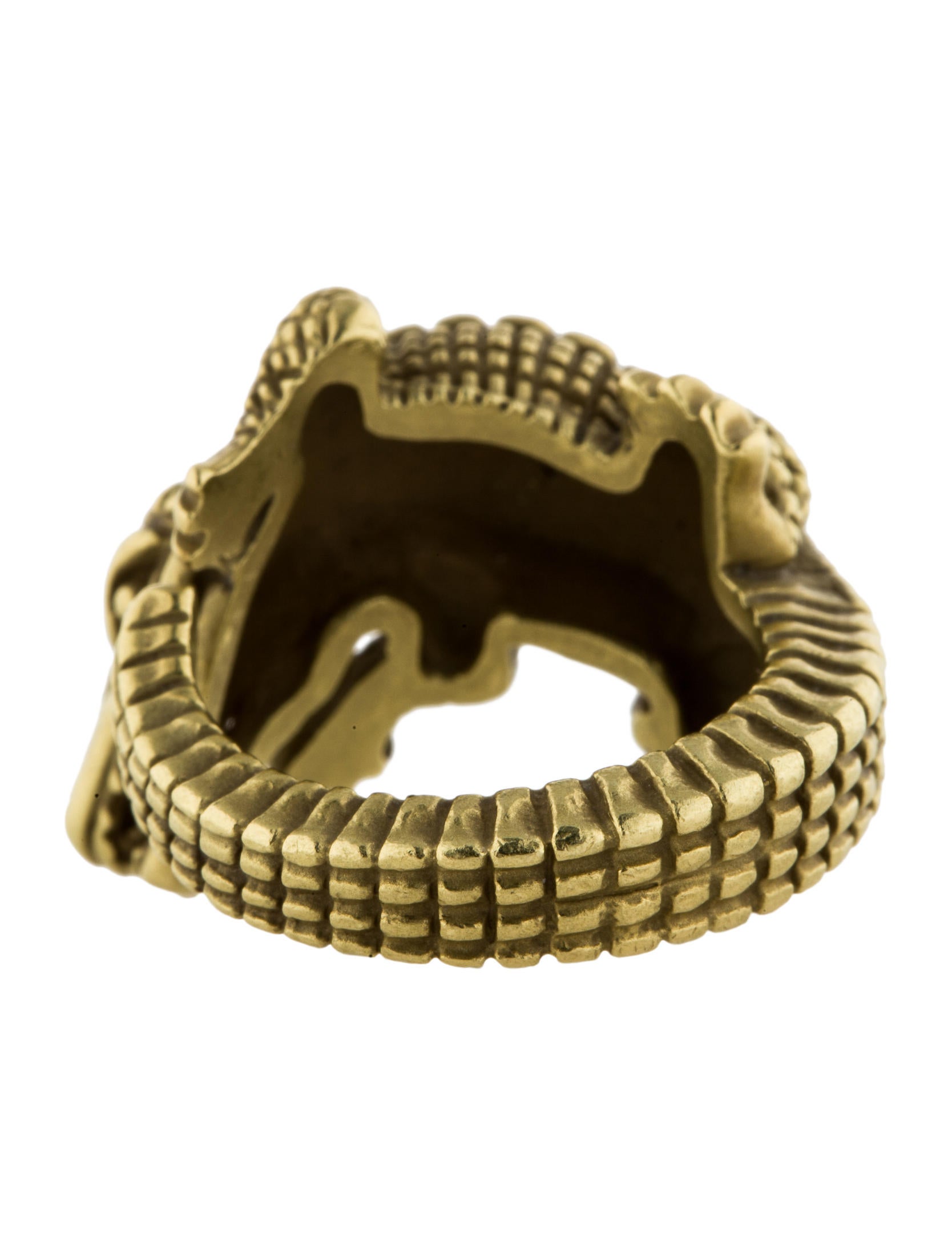 Barry Kieselstein-Cord Alligator Ring - Rings - BKC20321 | The RealReal