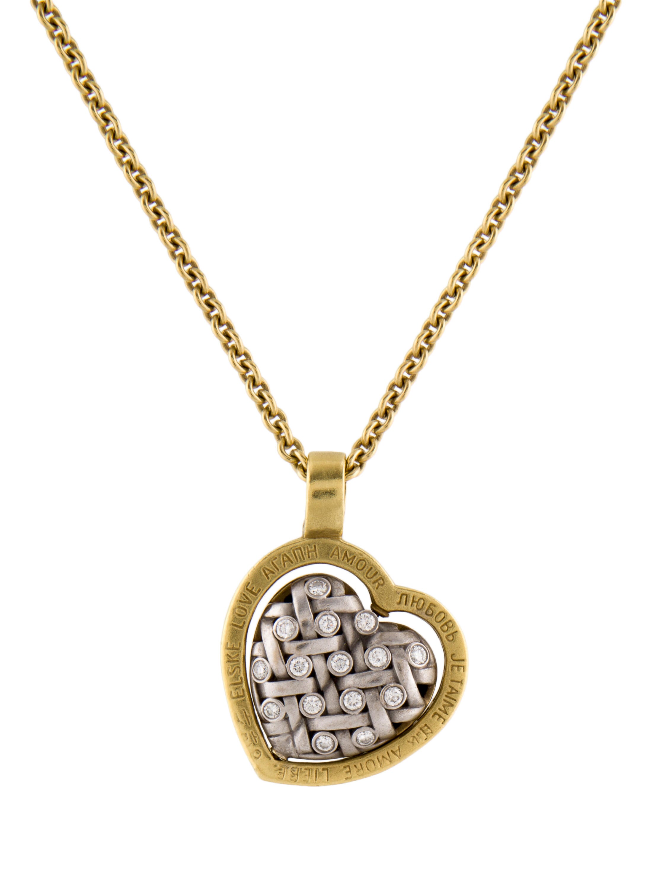 Kieselstein-Cord Barry Kieselstein-Cord 18K Royal Heart Pendant - 18K ...