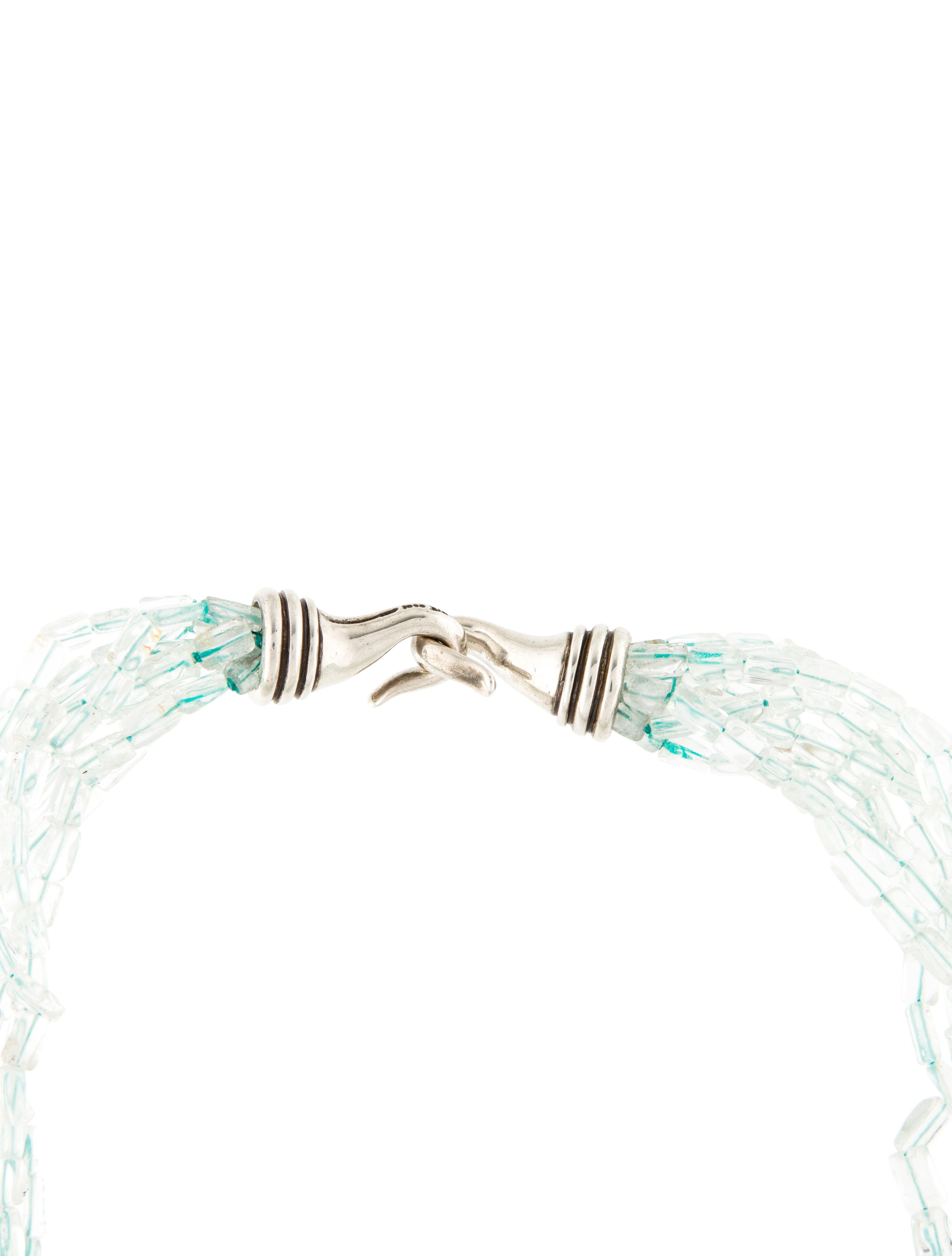 Kieselstein-Cord Quartz Multistrand Necklace - Sterling Silver ...