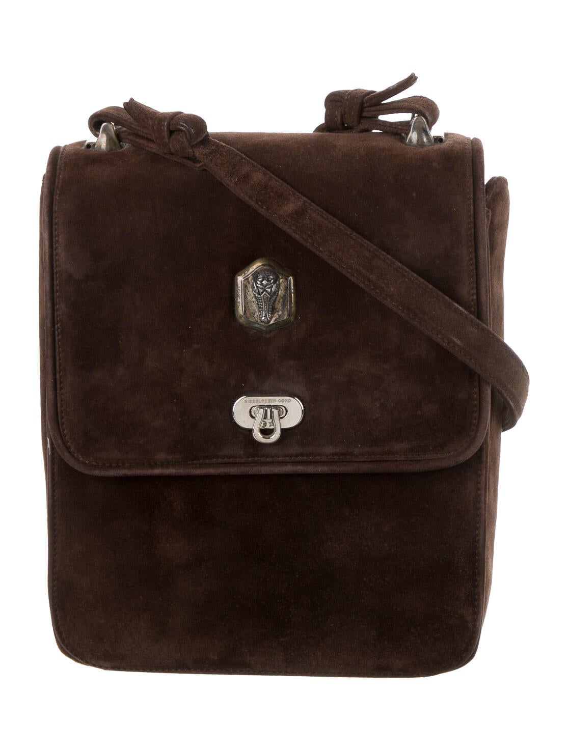 Kieselstein-Cord Suede Crossbody Bag - Brown Crossbody Bags, Handbags ...