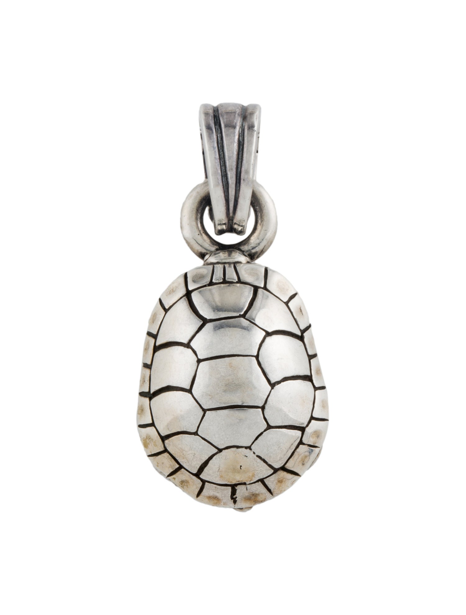 Kieselstein-Cord Turtle Shell Pendant - Sterling Silver Pendant, Charms ...