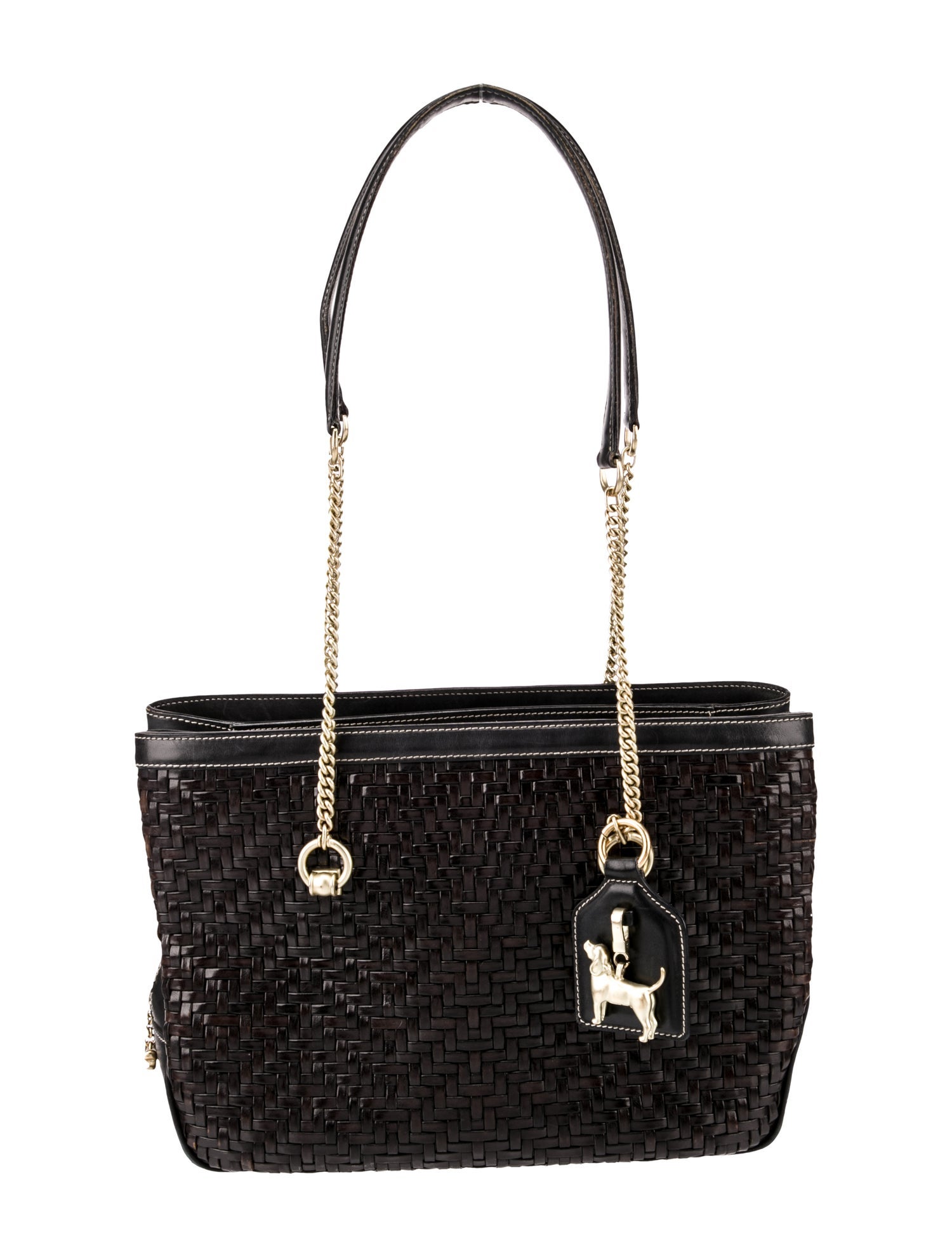 Kieselstein-Cord Leather Shoulder Bag - Black Shoulder Bags, Handbags ...