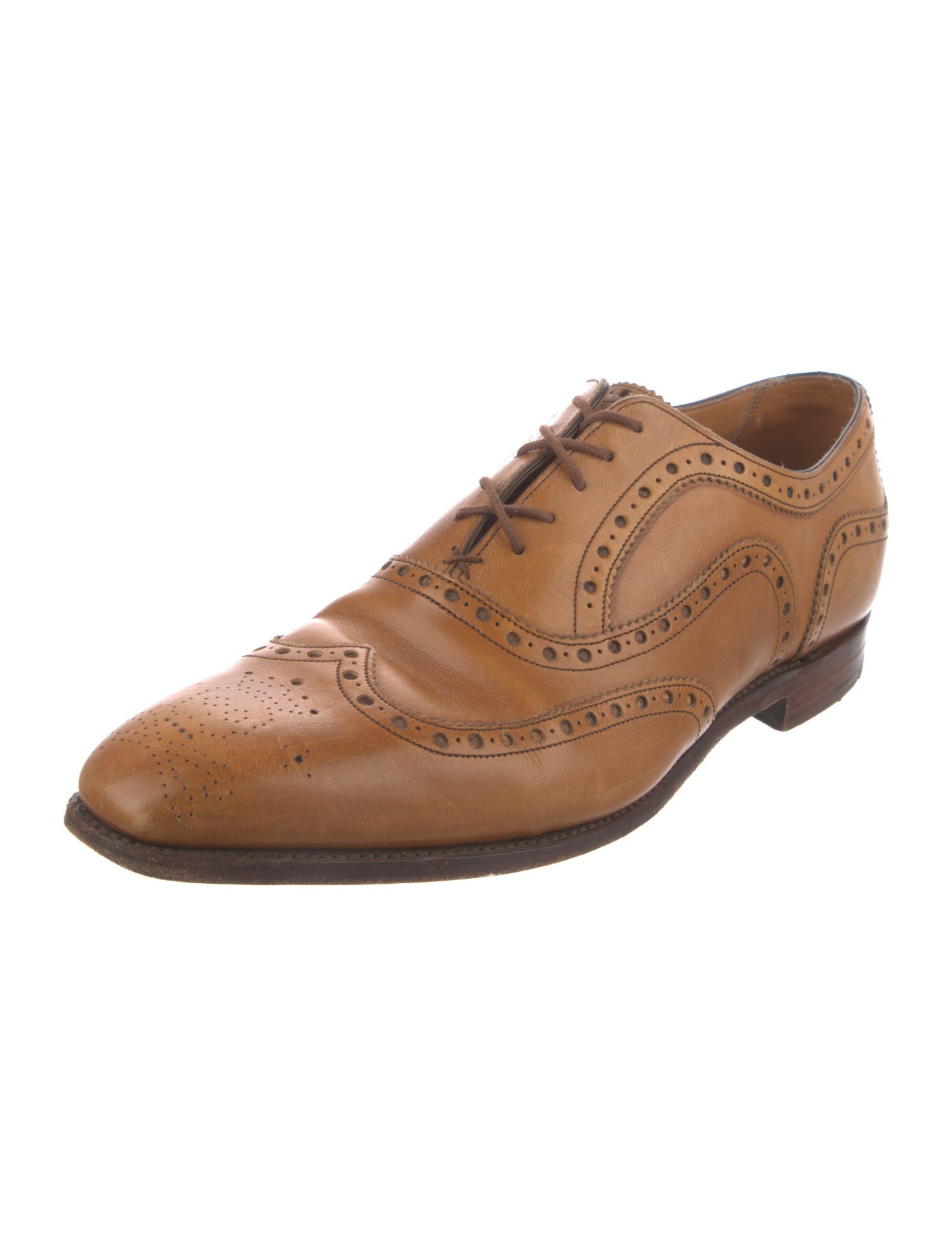 Barker Black Leather Brogues Neutrals Oxfords Shoes Bkr20461 The Realreal