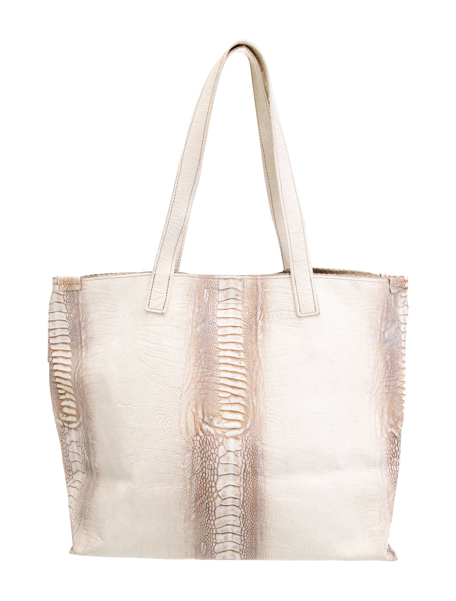 B.May Leather Tote - Neutrals Totes, Handbags - BMYAB20094 | The RealReal