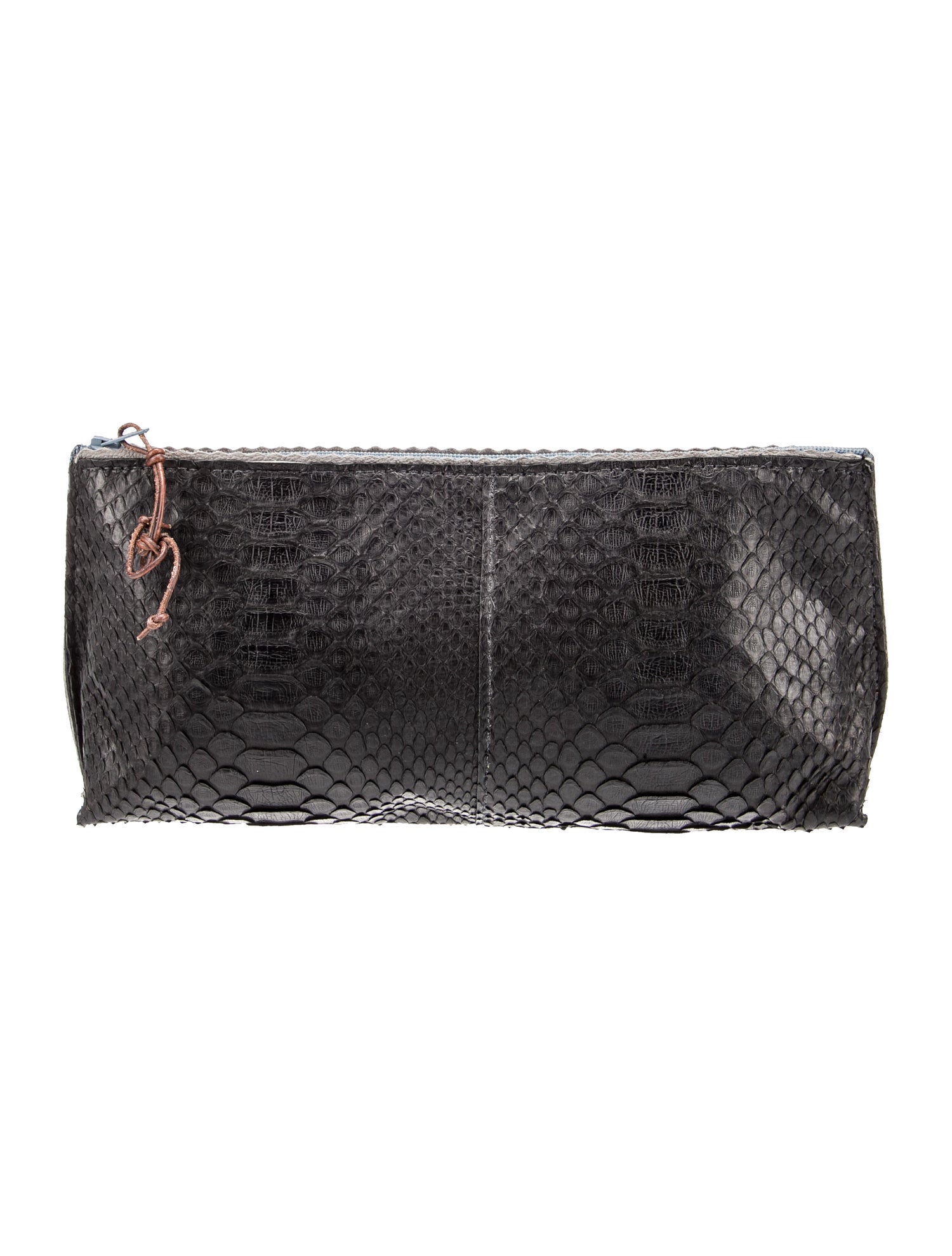 B.May Python Clutch - Black Clutches, Handbags - BMYAB20203 | The RealReal