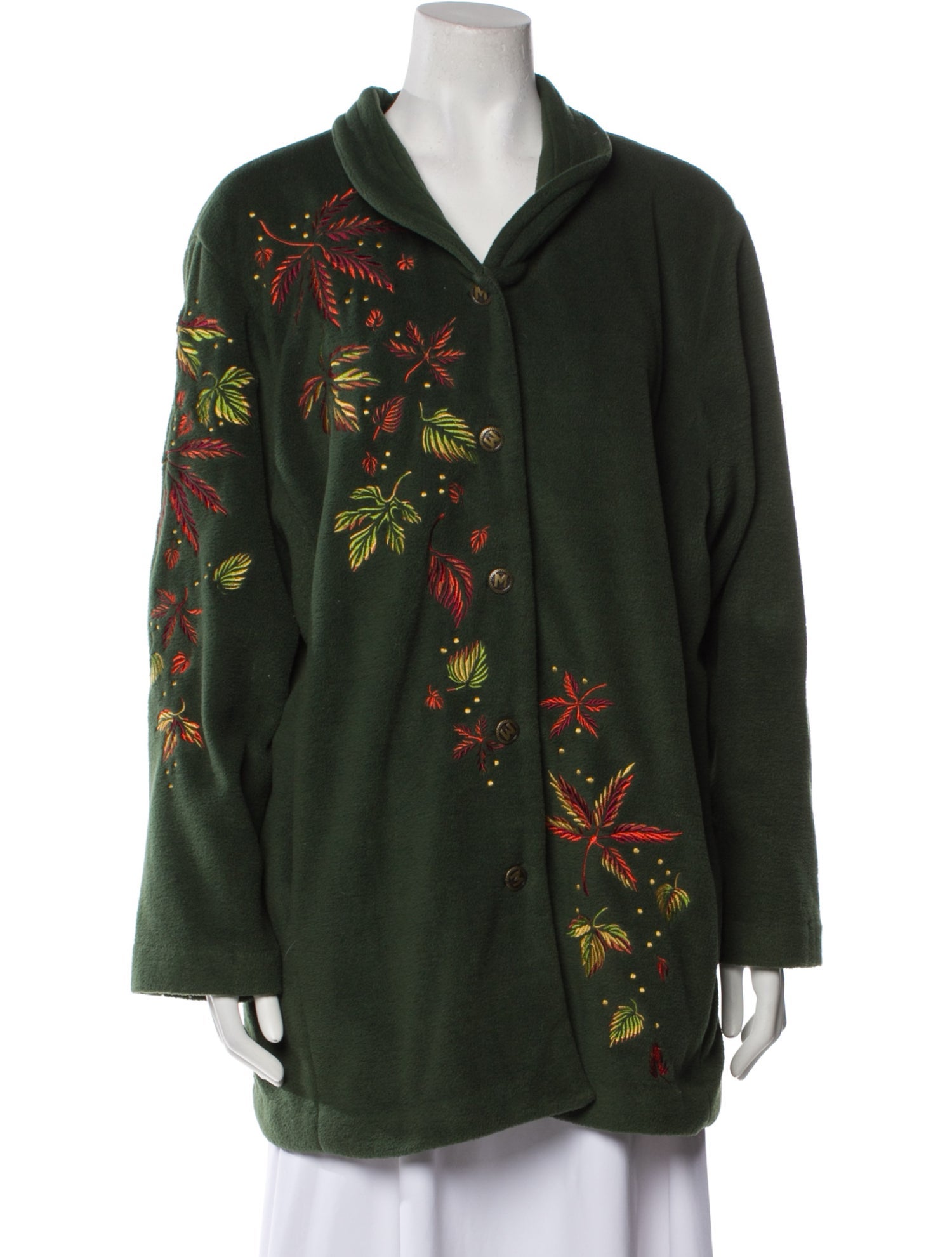 Bob Mackie Graphic Print Jacket - Green Jackets, Clothing - BOBMA24874 ...