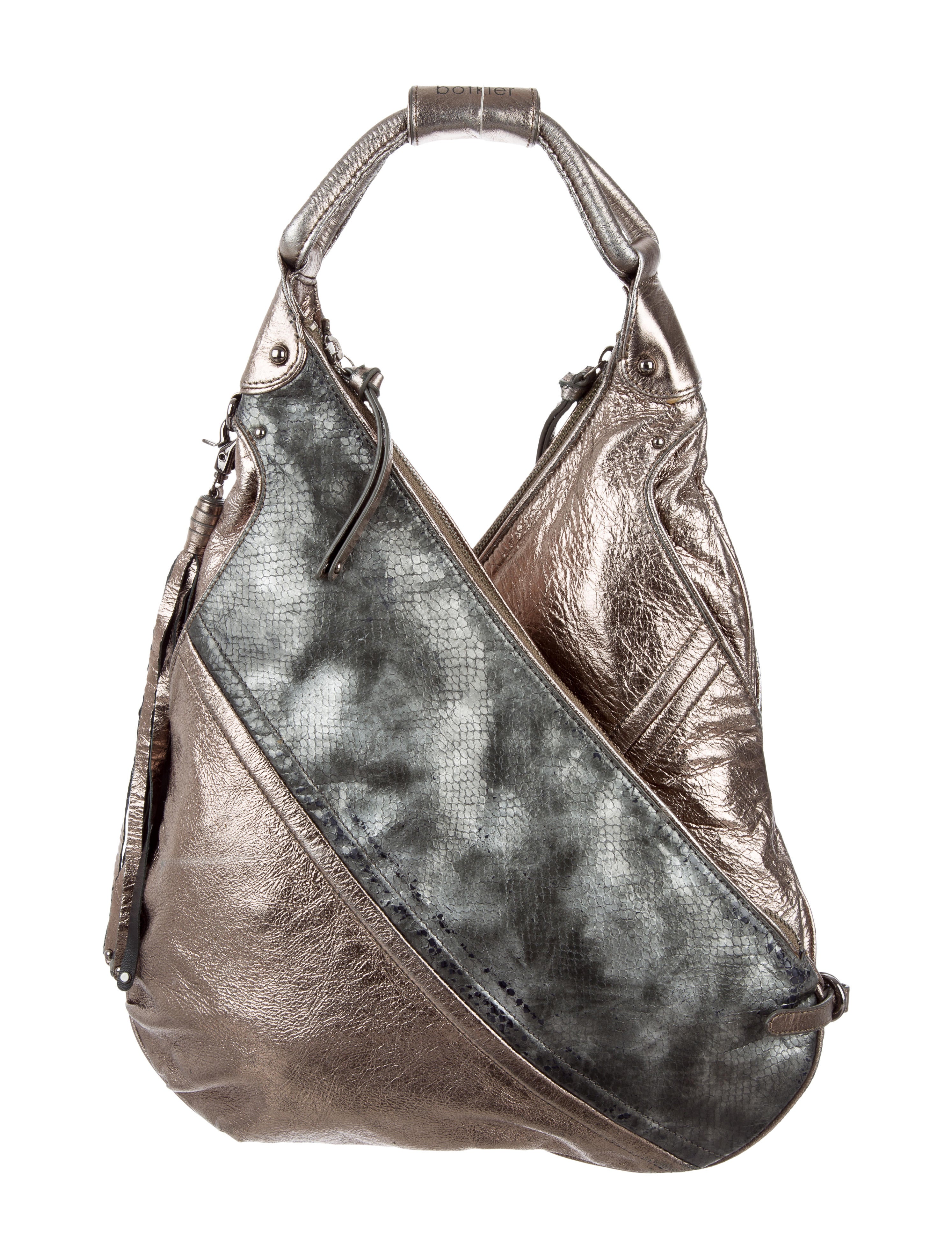 Botkier Metallic Leather Shoulder Bag - Handbags - BOK20150 | The RealReal
