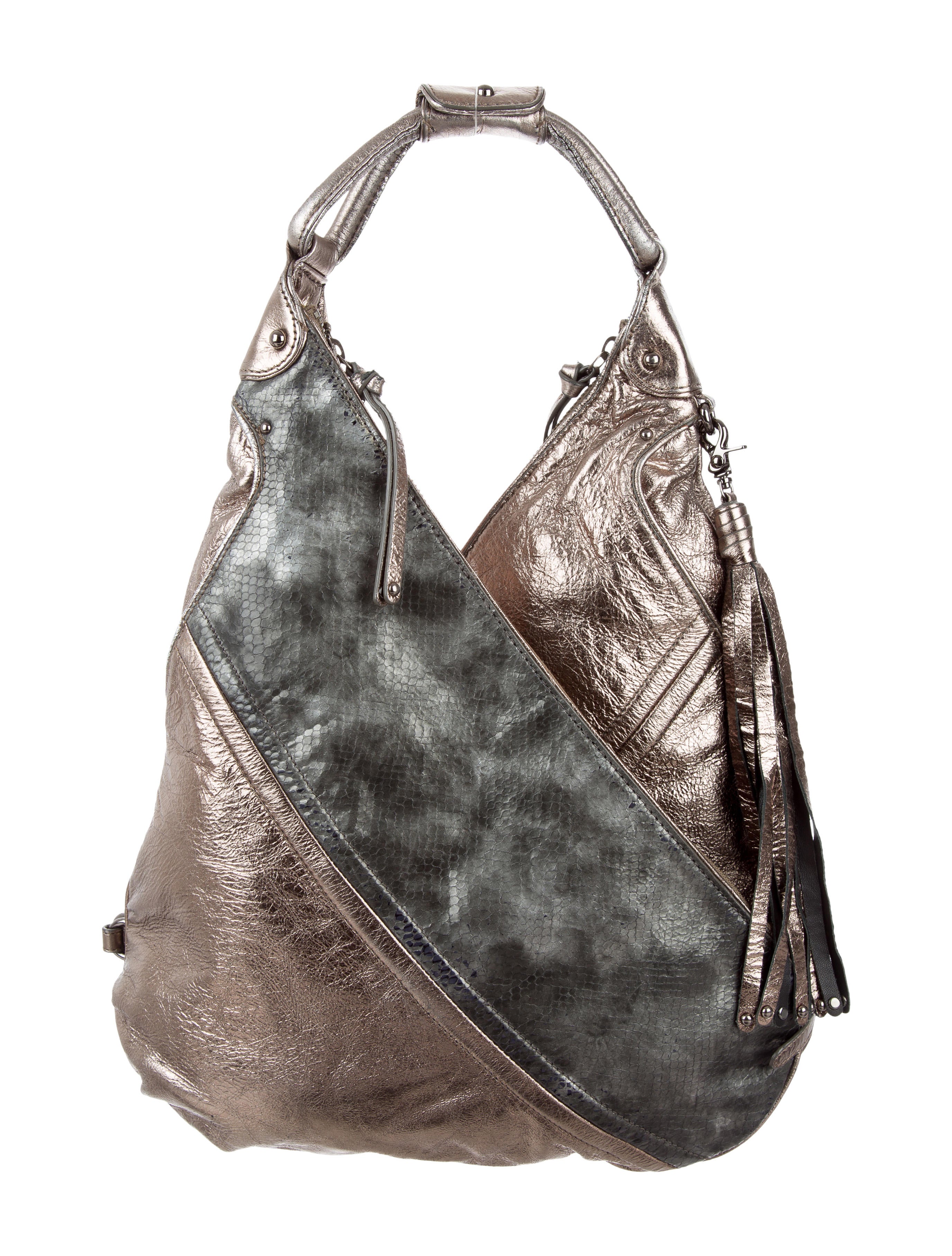 Botkier Metallic Leather Shoulder Bag - Handbags - BOK20150 | The RealReal
