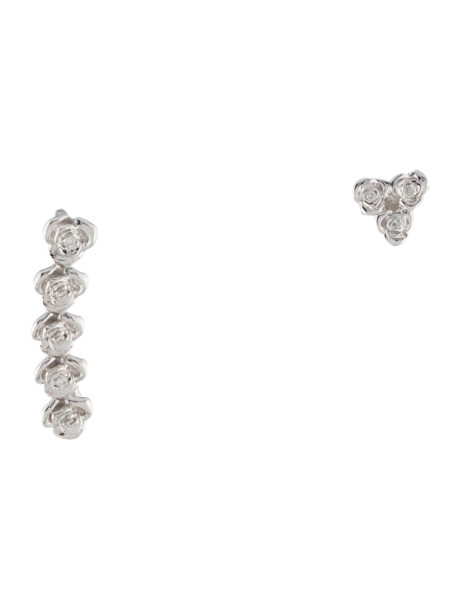 Anna Sheffield 14K Diamond Serpent Ear Climber - Gold, 14K Yellow Gold ...
