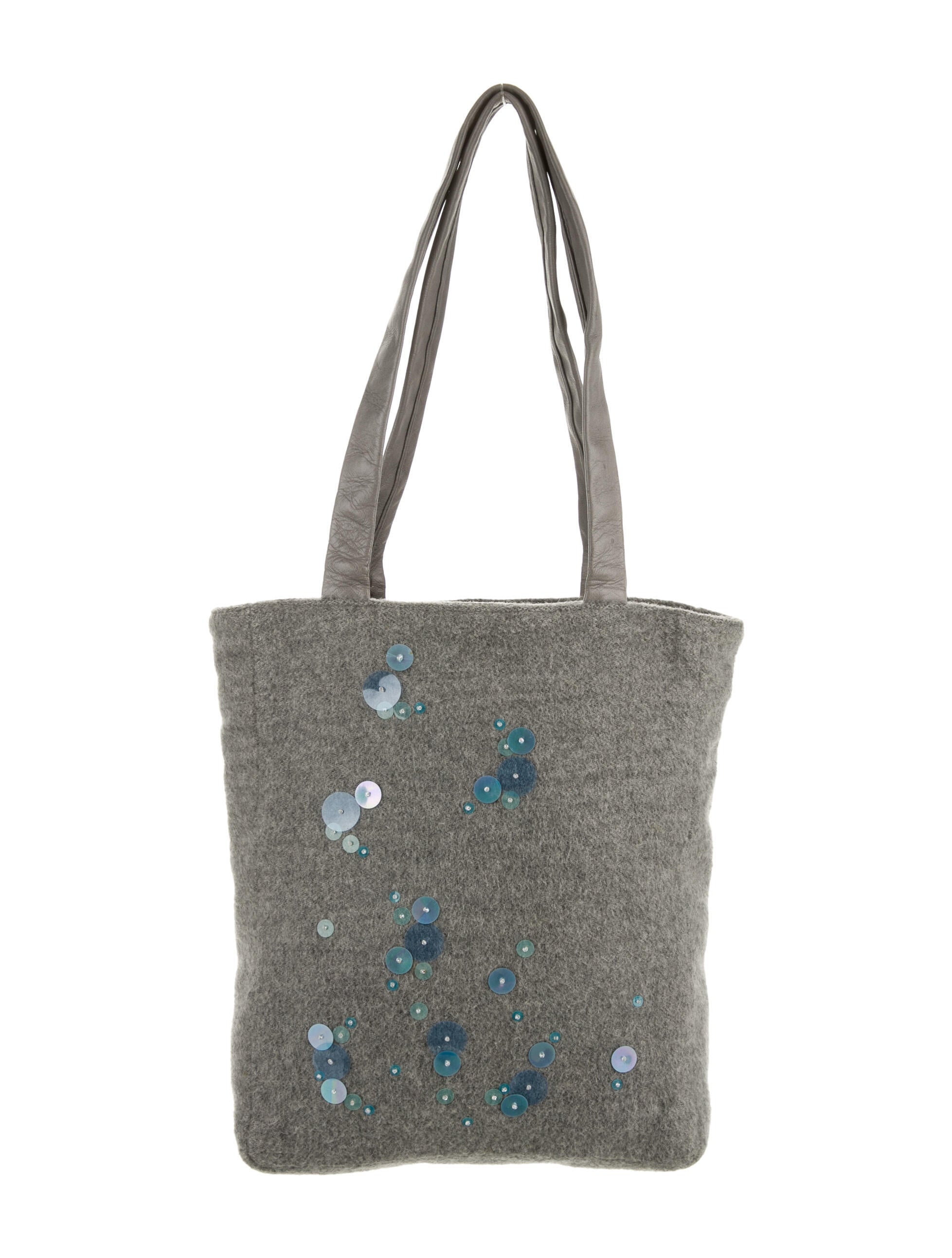 Bottega Veneta Intrecciato-Trimmed Cervo Tote - Grey Totes, Handbags ...