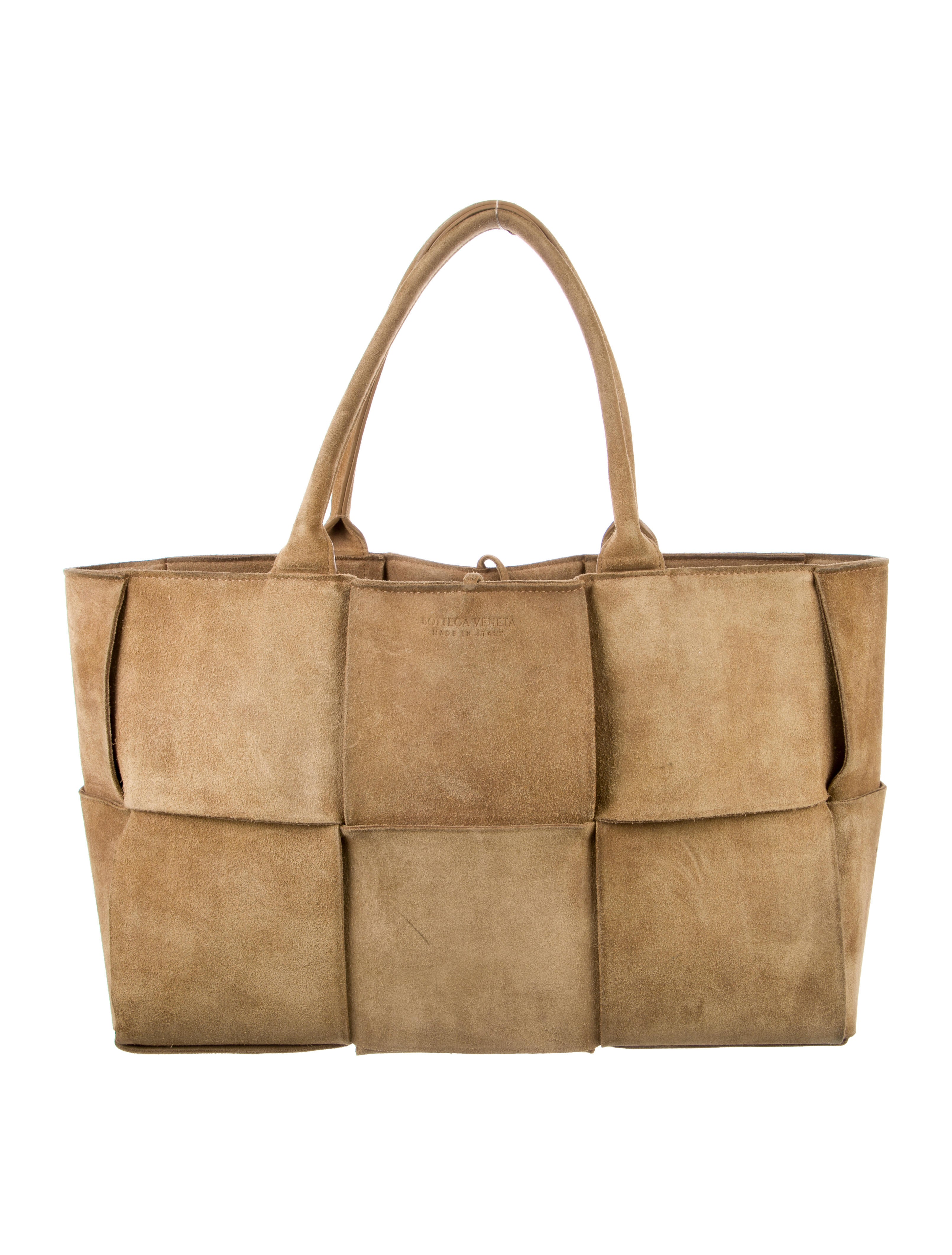 Bottega Veneta Suede Intrecciato Tote - Neutrals Totes, Handbags ...