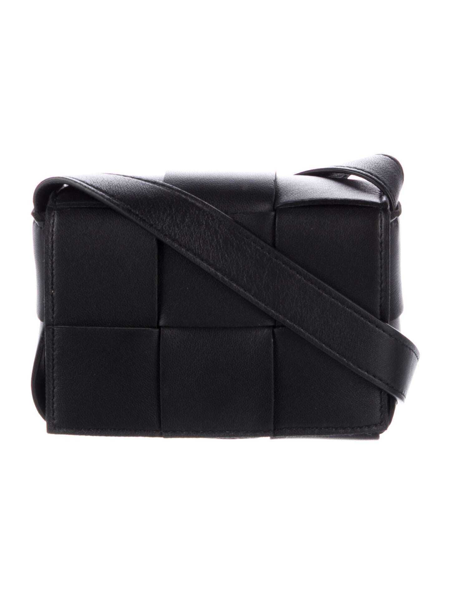 Bottega Veneta Mini Cassette Crossbody Bag - Black Crossbody Bags ...