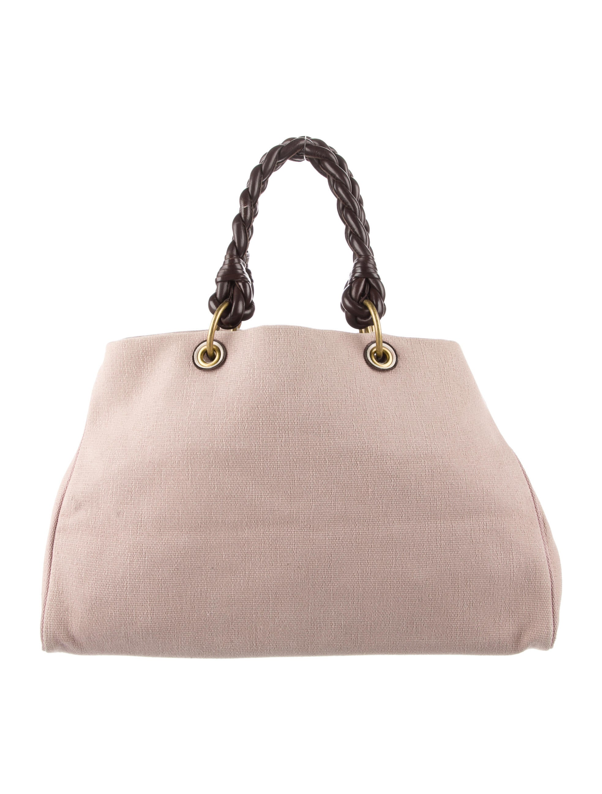 Bottega Veneta Intrecciato-Accented Tote - Pink Totes, Handbags ...