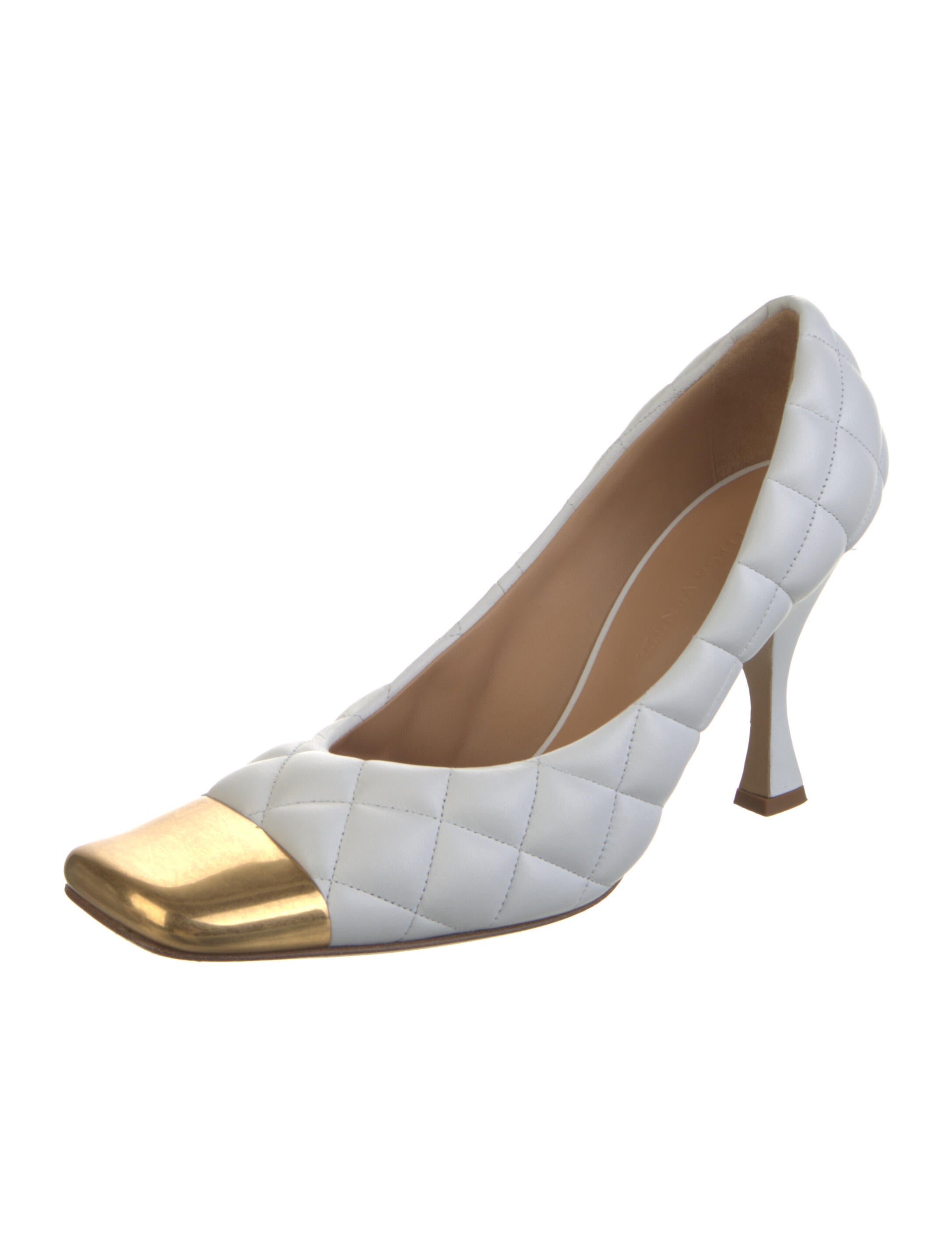 Bottega Veneta Bow-Embellished Pumps - White Pumps, Shoes - BOT33630 ...