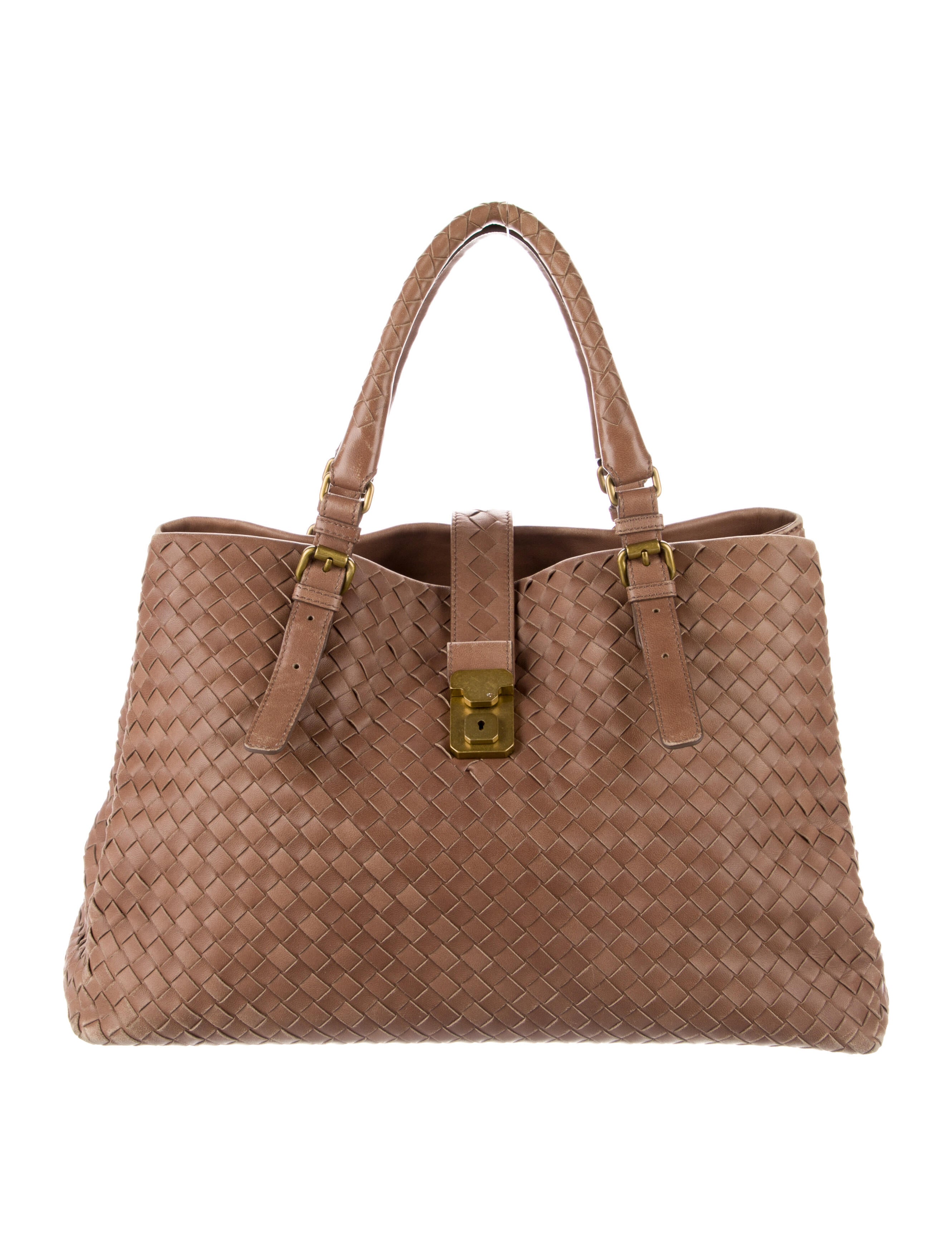 Bottega Veneta Large Intrecciato Cabat Tote - Brown Totes, Handbags ...