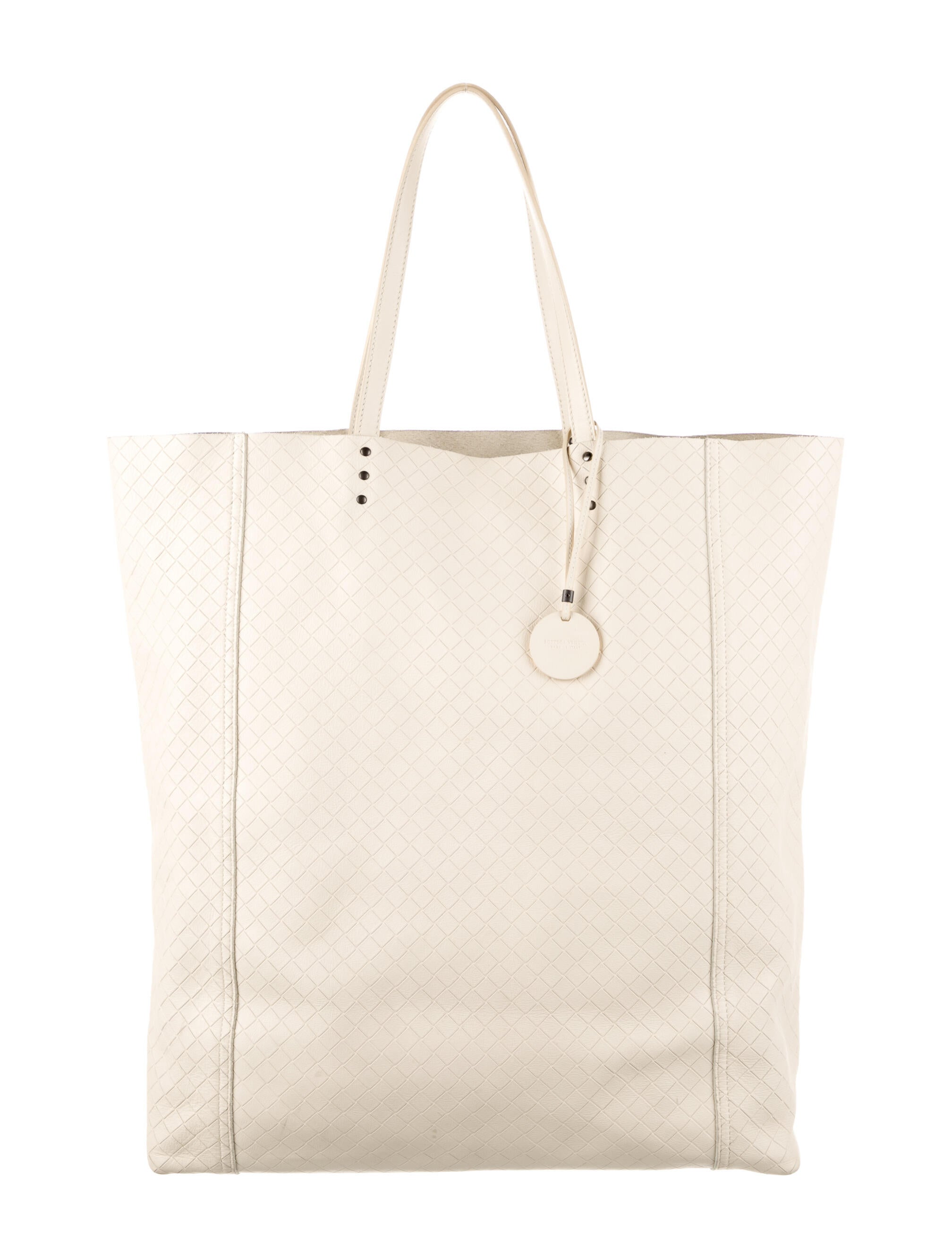 Bottega Veneta Intrecciato Leather-Trimmed Tote - Neutrals Totes ...