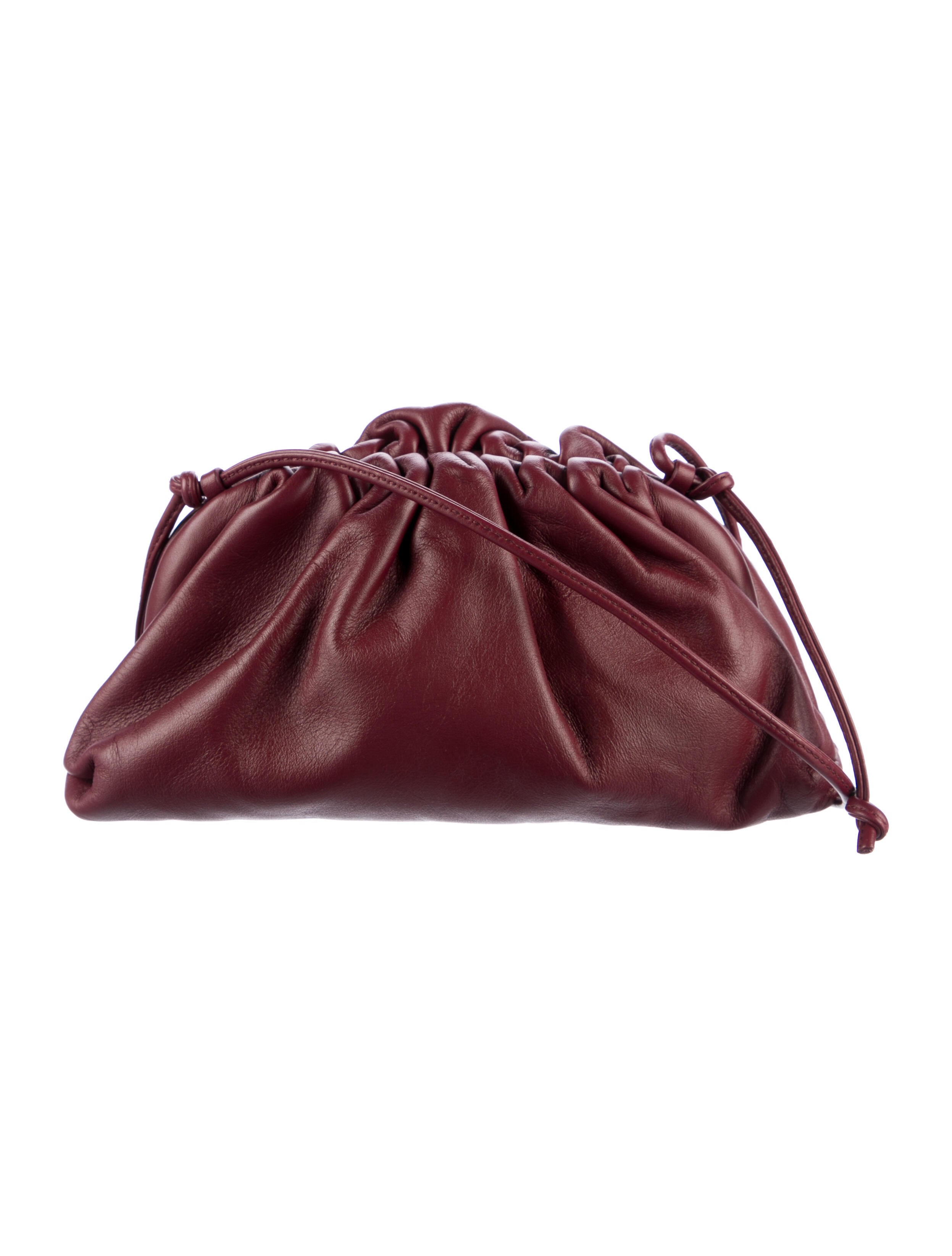 Bottega Veneta Mini Pouch Clutch - Burgundy Clutches, Handbags ...