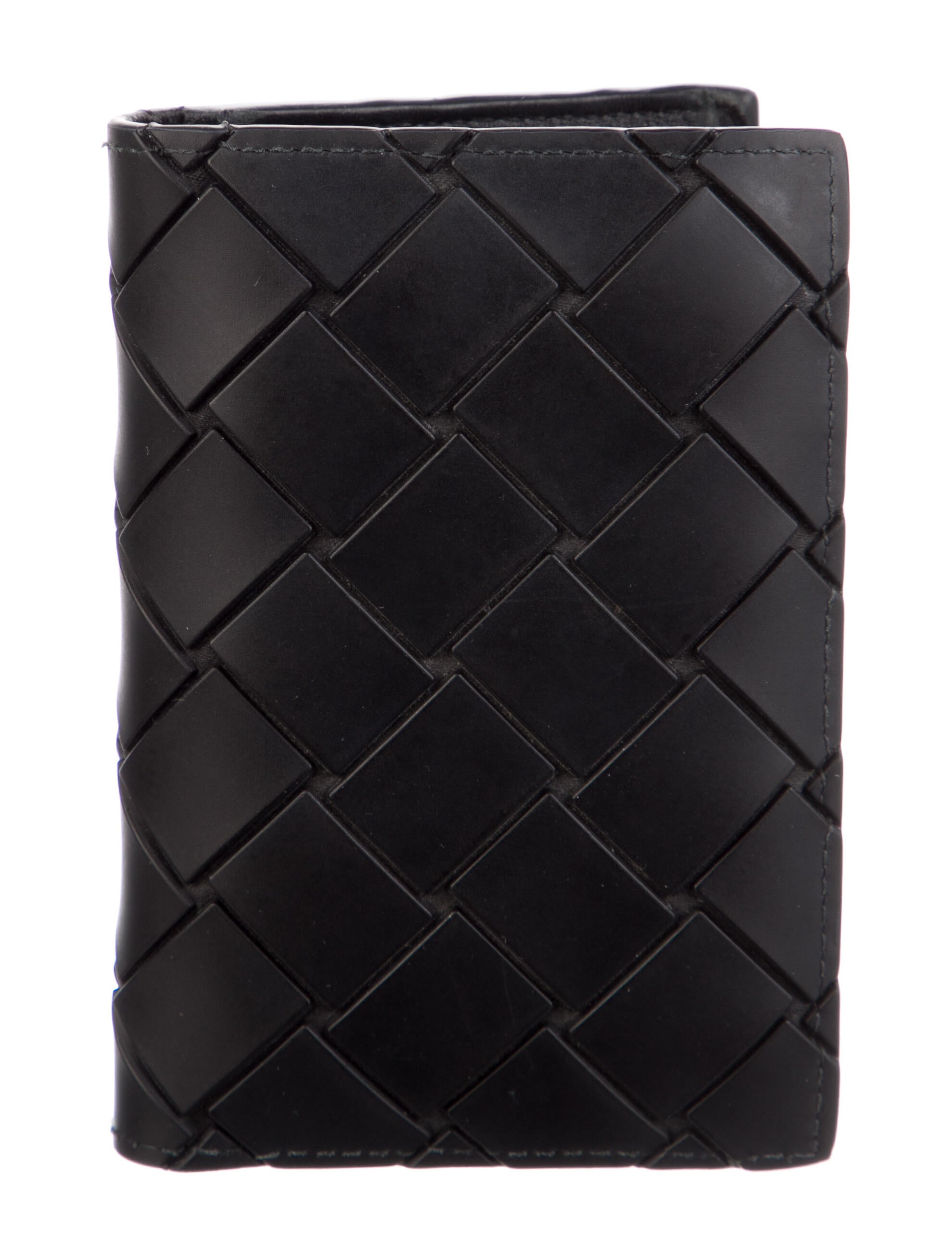 Bottega Veneta 2022 Intrecciato Weave Bifold Wallet - Black Wallets ...