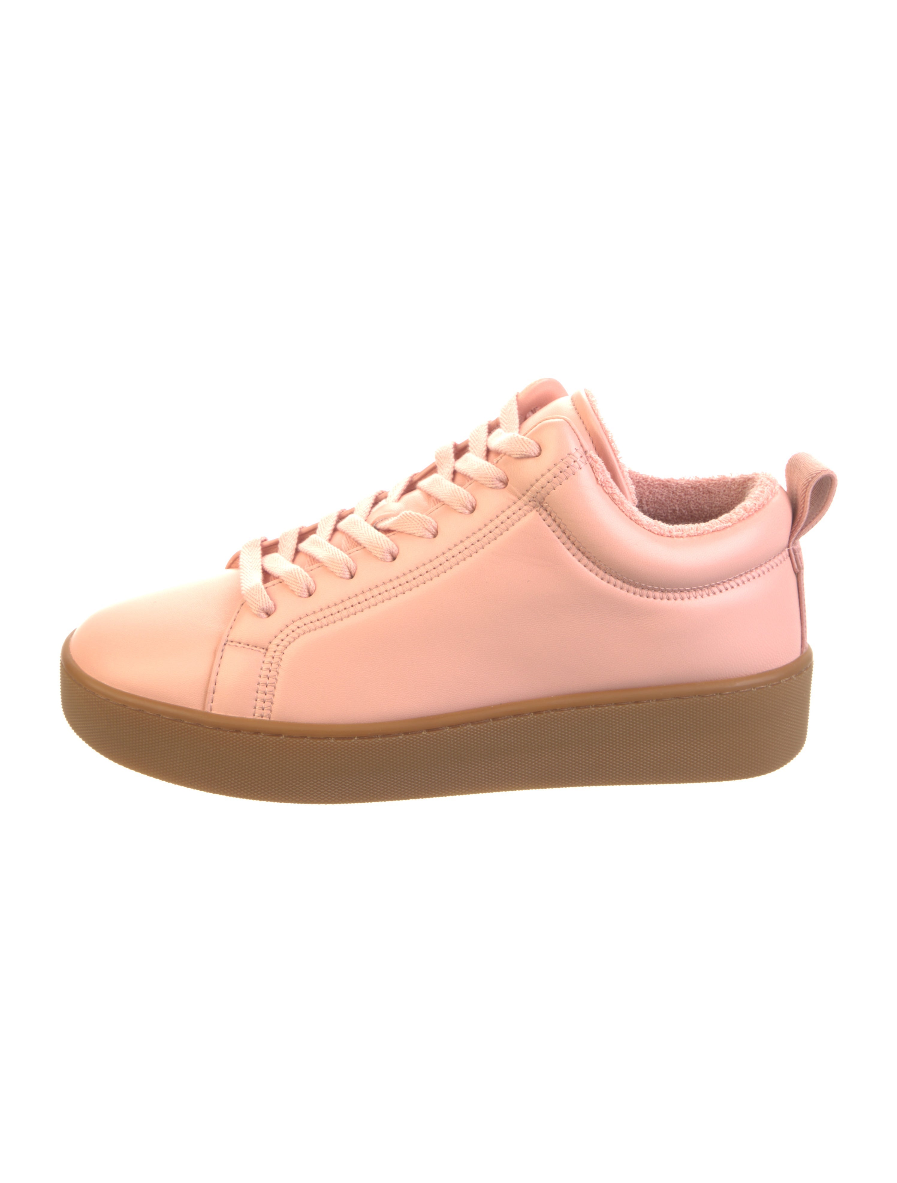 Bottega Veneta Leather Sneakers w/ Tags - Pink Sneakers, Shoes ...