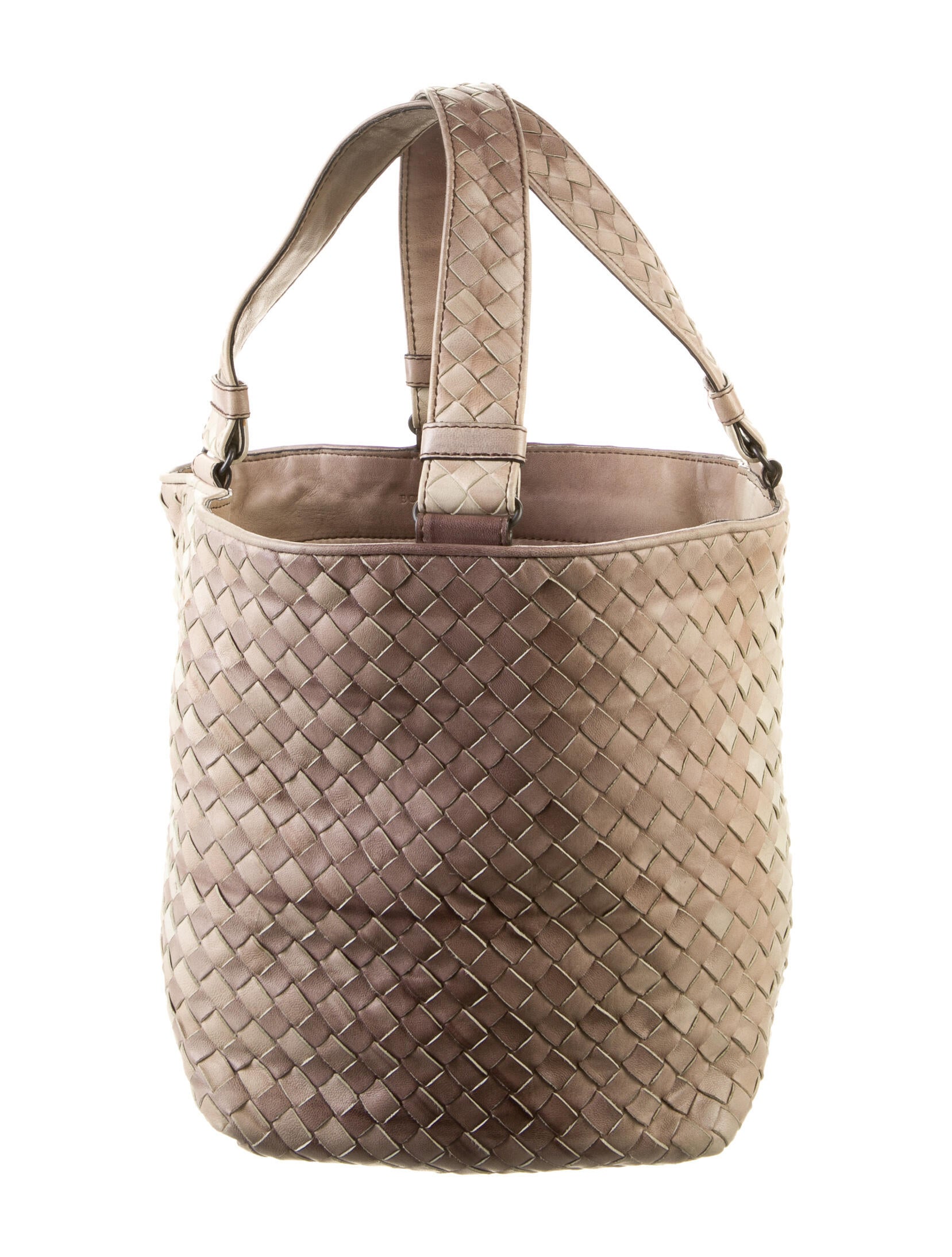 Bottega Veneta Intrecciato Bucket Bag - Grey Bucket Bags, Handbags ...