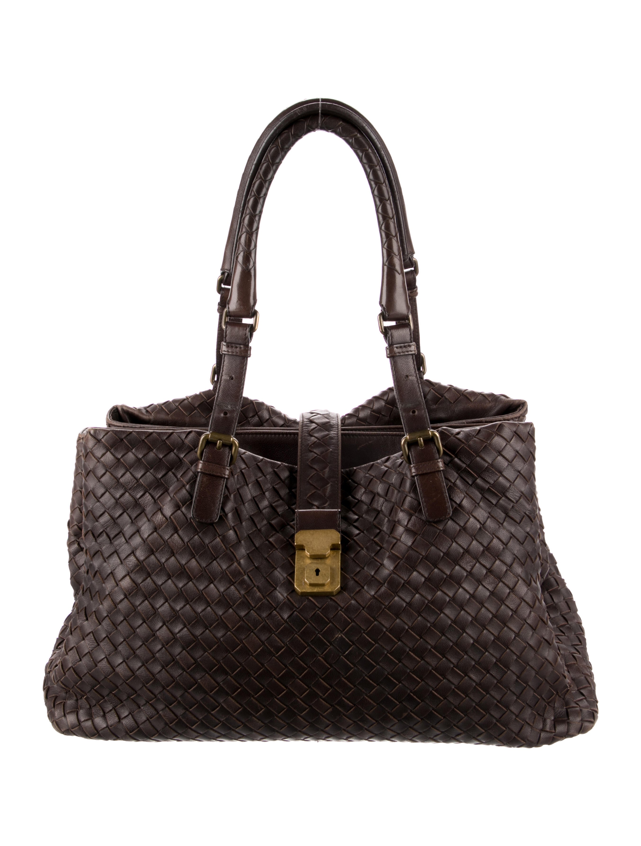 Bottega Veneta Large Intrecciato Cabat Tote - Brown Totes, Handbags ...