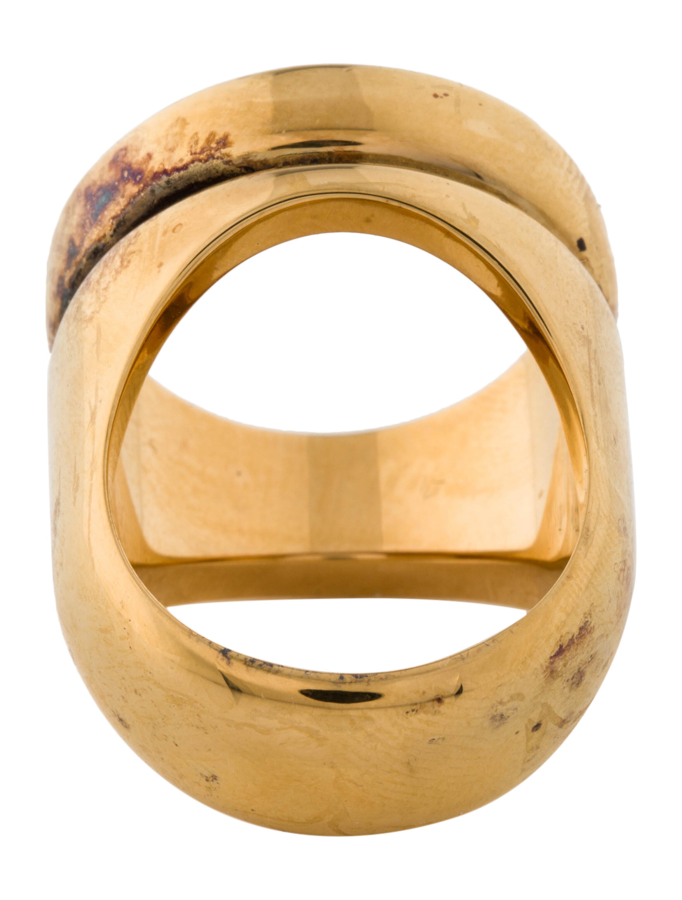 Bottega Veneta Signet Ring - Sterling Silver Signet Ring, Rings ...