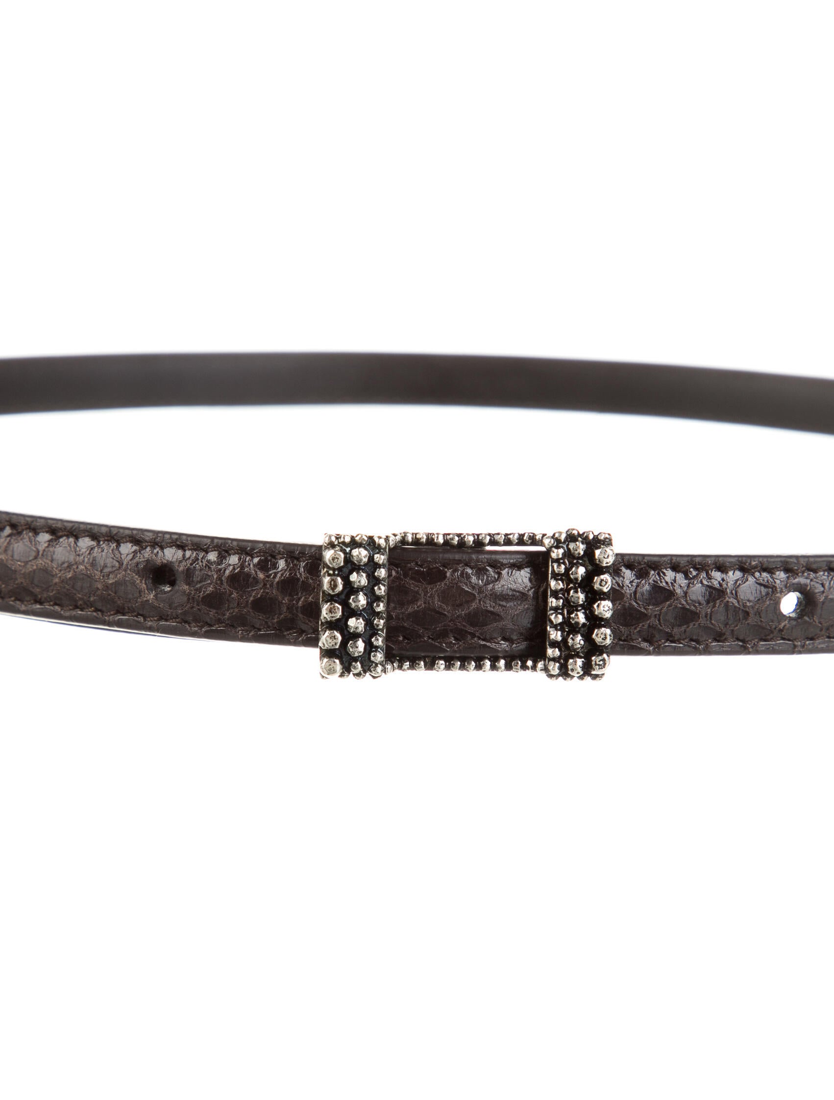 Bottega Veneta Skinny Waist Belt - Black Belts, Accessories - BOT203806 ...