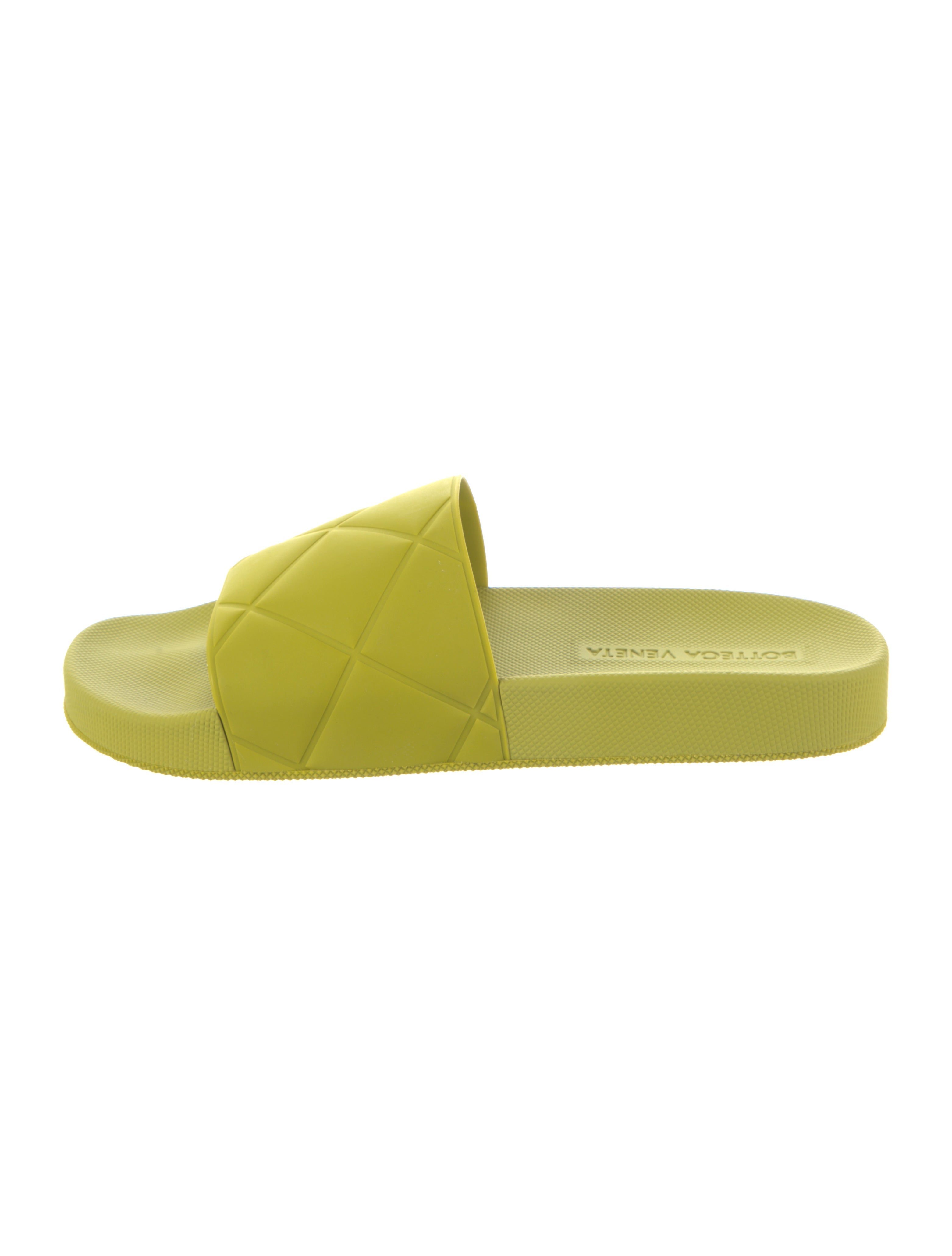 Bottega Veneta Rubber Slides - Green Sandals, Shoes - BOT211273 | The ...