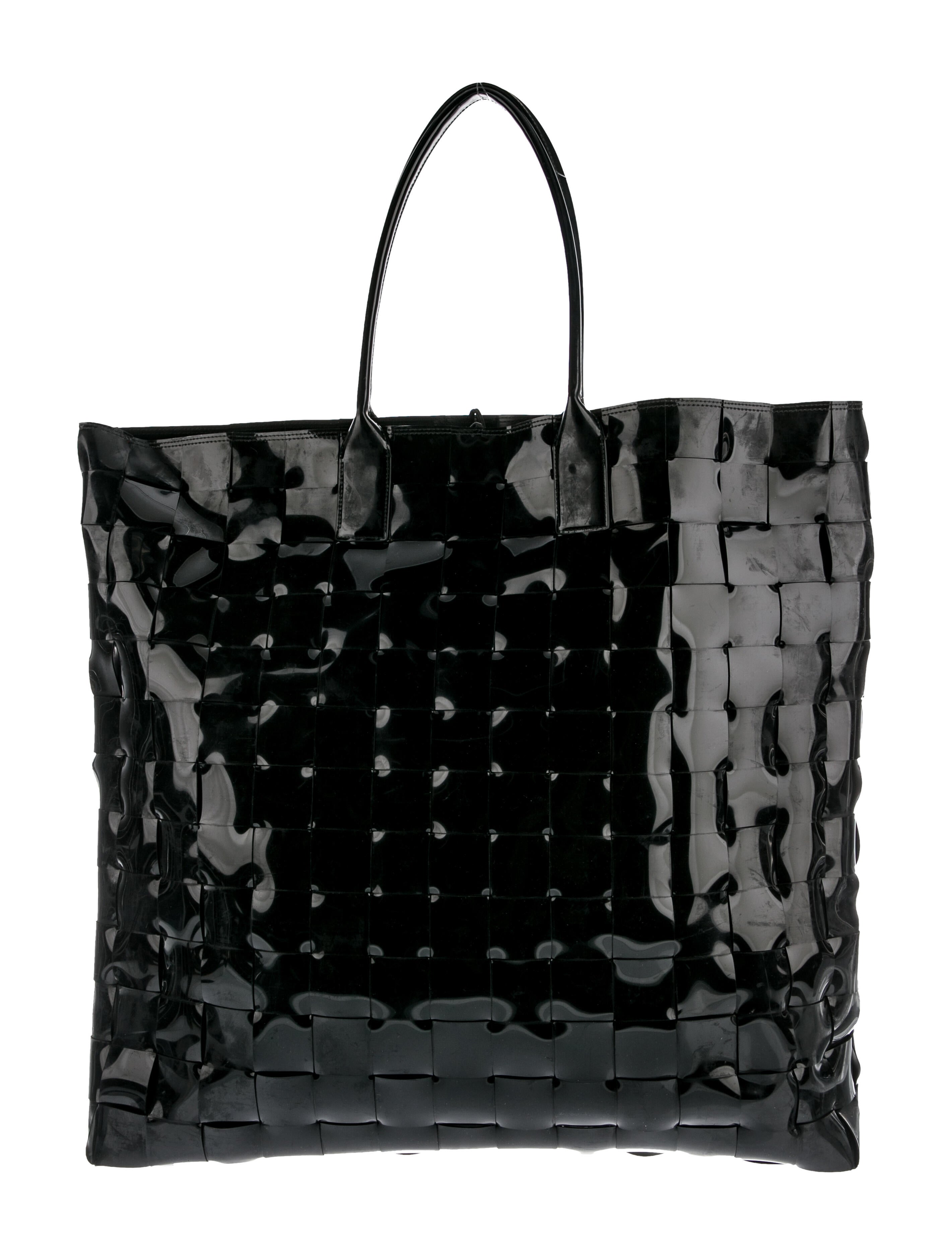 Bottega Veneta Intrecciato Extra Large Lacquer Tote - Black Totes ...