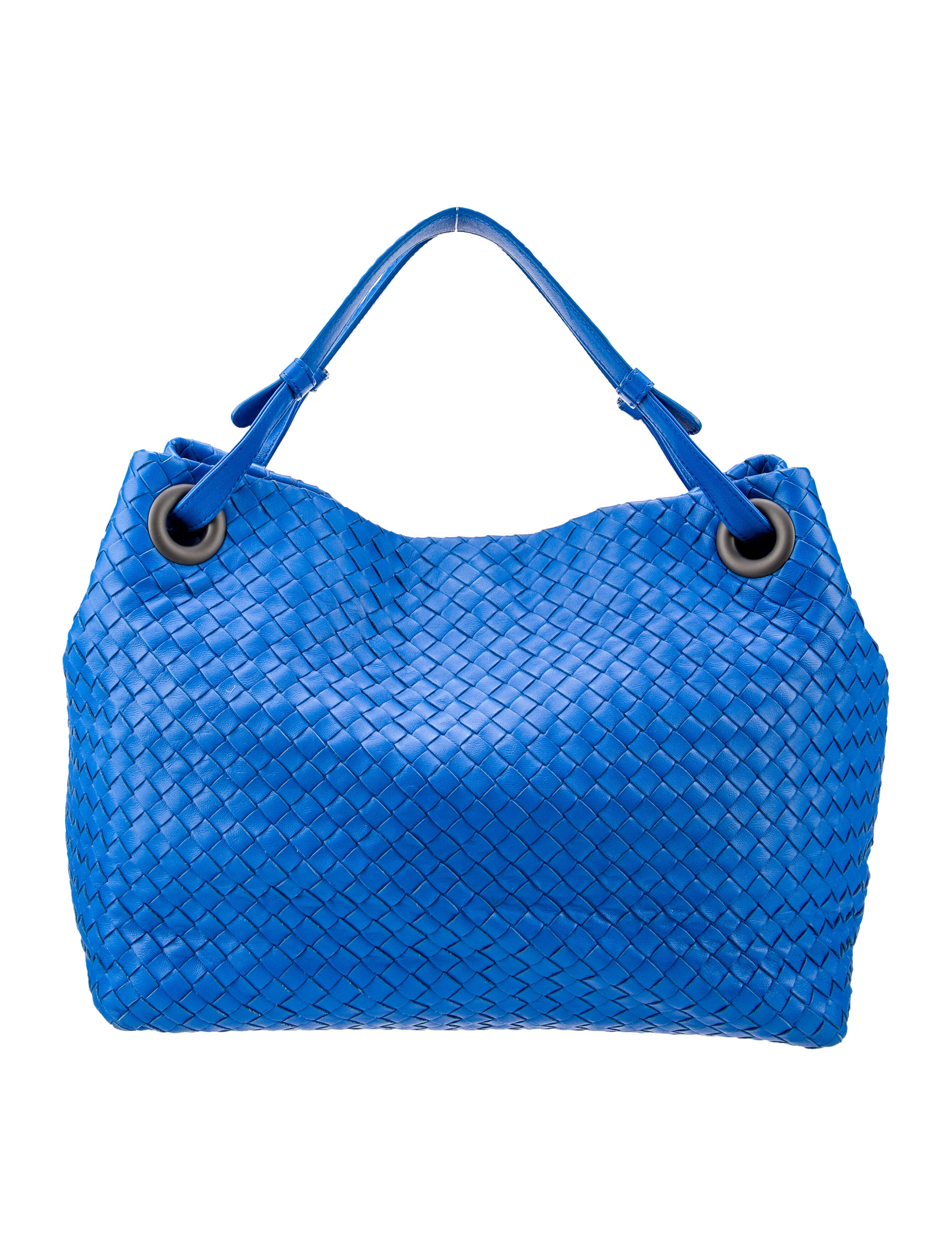 Bottega Veneta Intrecciato Bella Tote - Blue Totes, Handbags ...