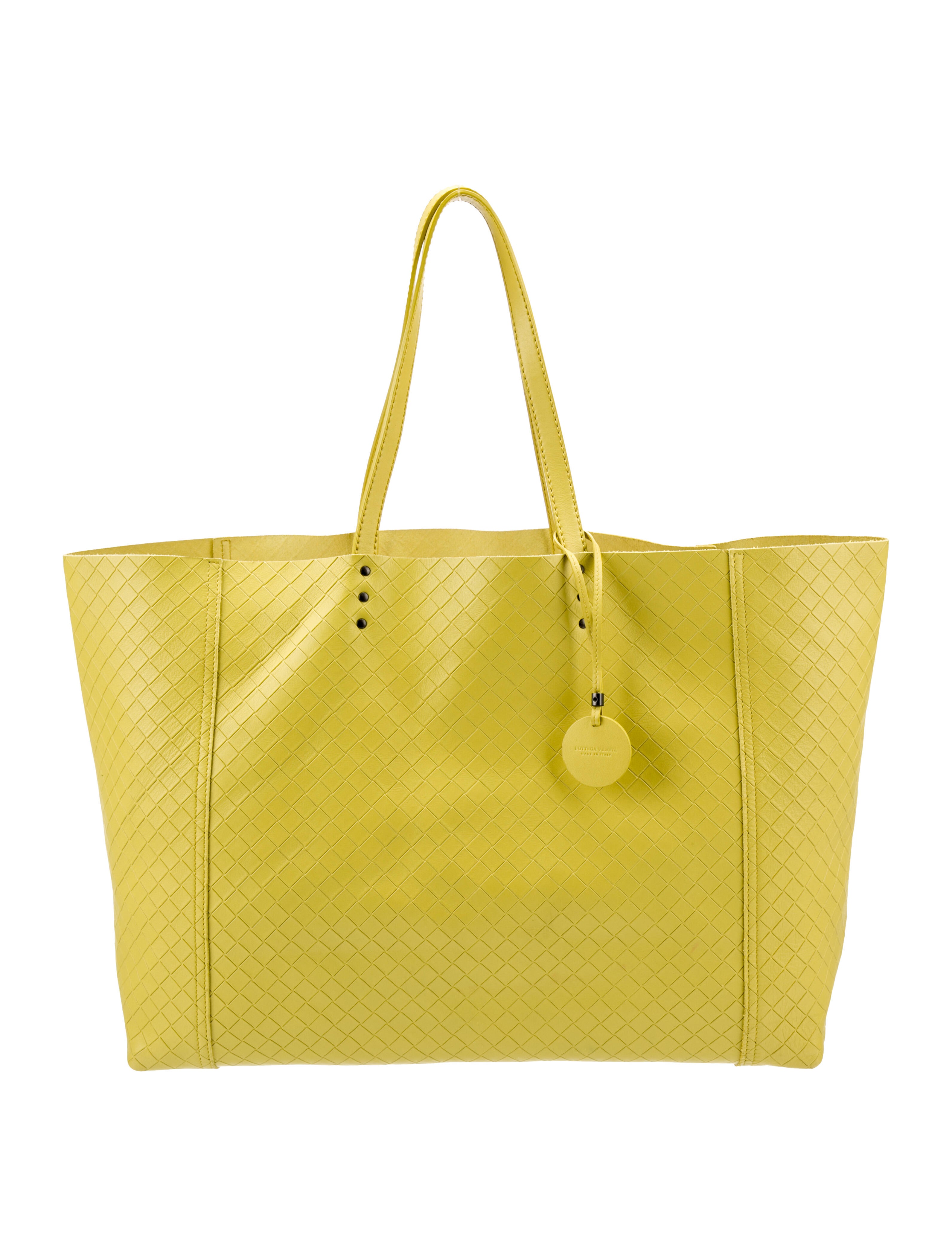 Bottega Veneta Intrecciato Leather Tote - Green Totes, Handbags ...