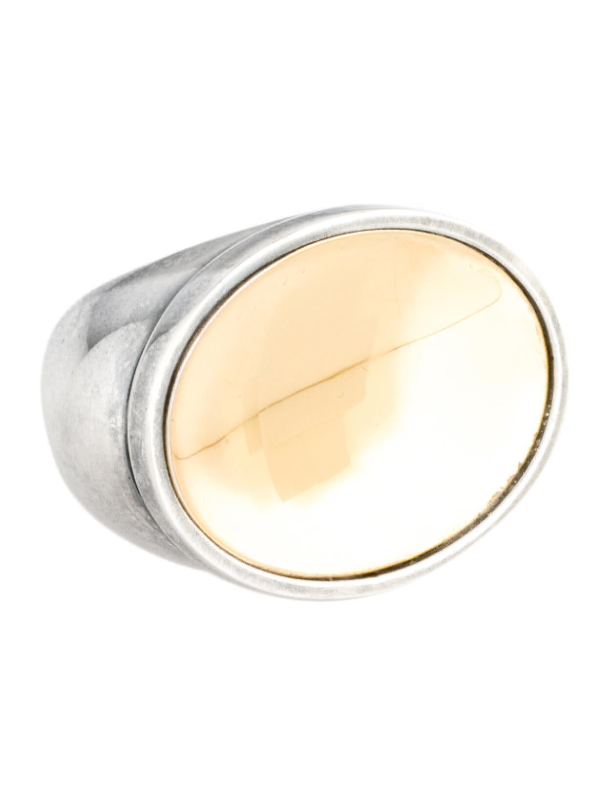 Bottega Veneta Cocktail Ring - Sterling Silver Cocktail Ring, Rings ...