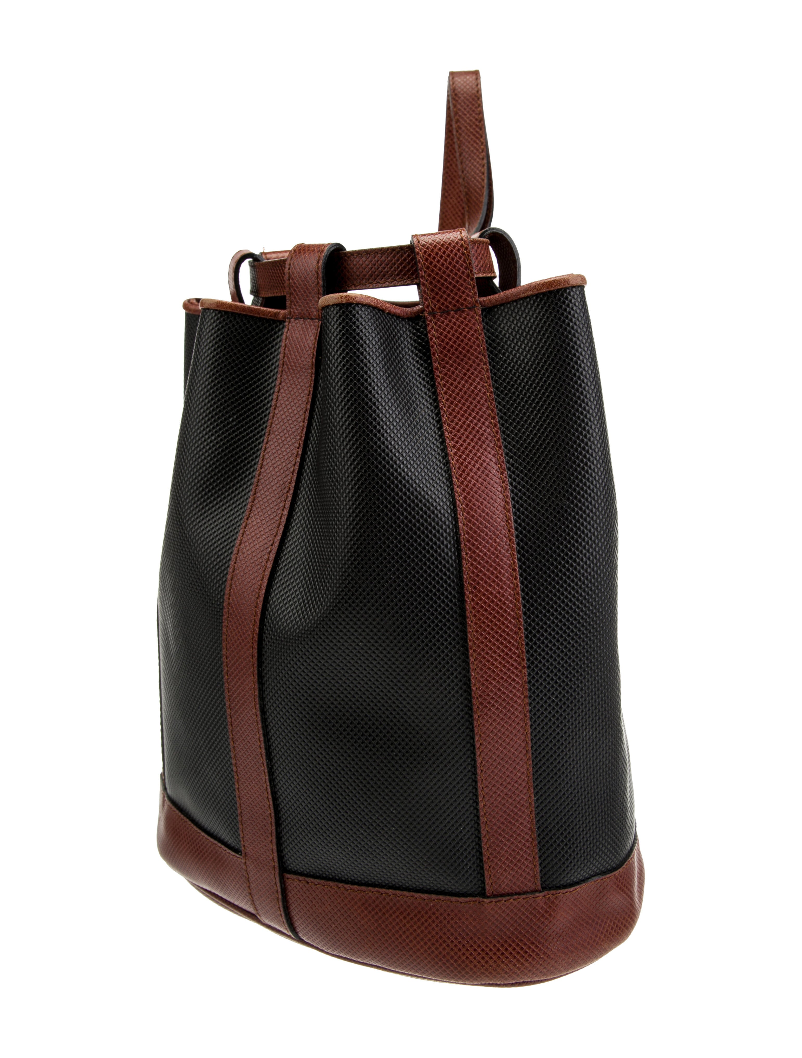 Bottega Veneta Marco Polo Sling Bucket Bag - Black Backpacks, Handbags ...