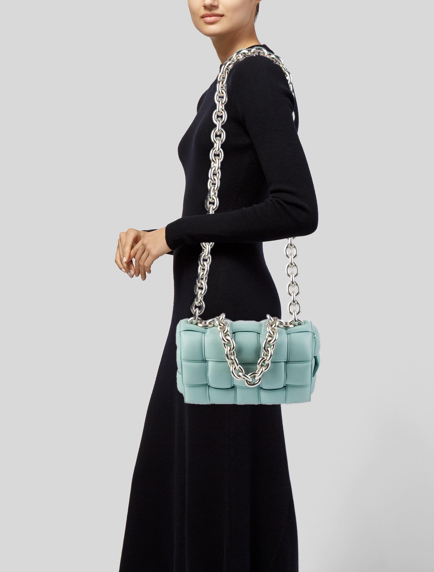 Bottega Veneta Nappa Maxi Intrecciato Padded Chain Cassette Bag ...